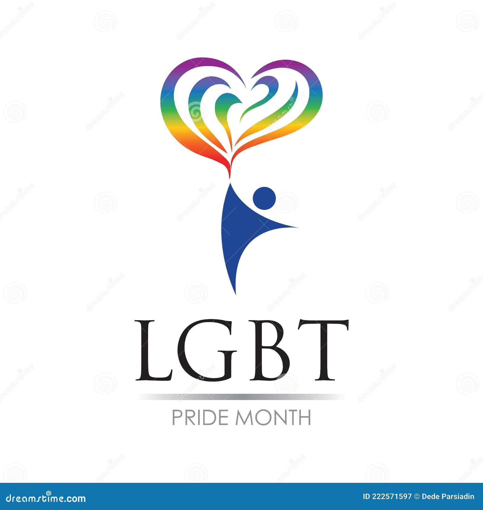 Vector Illustration of LGBT Logo Symbol Template - Vector Stock Vector ...