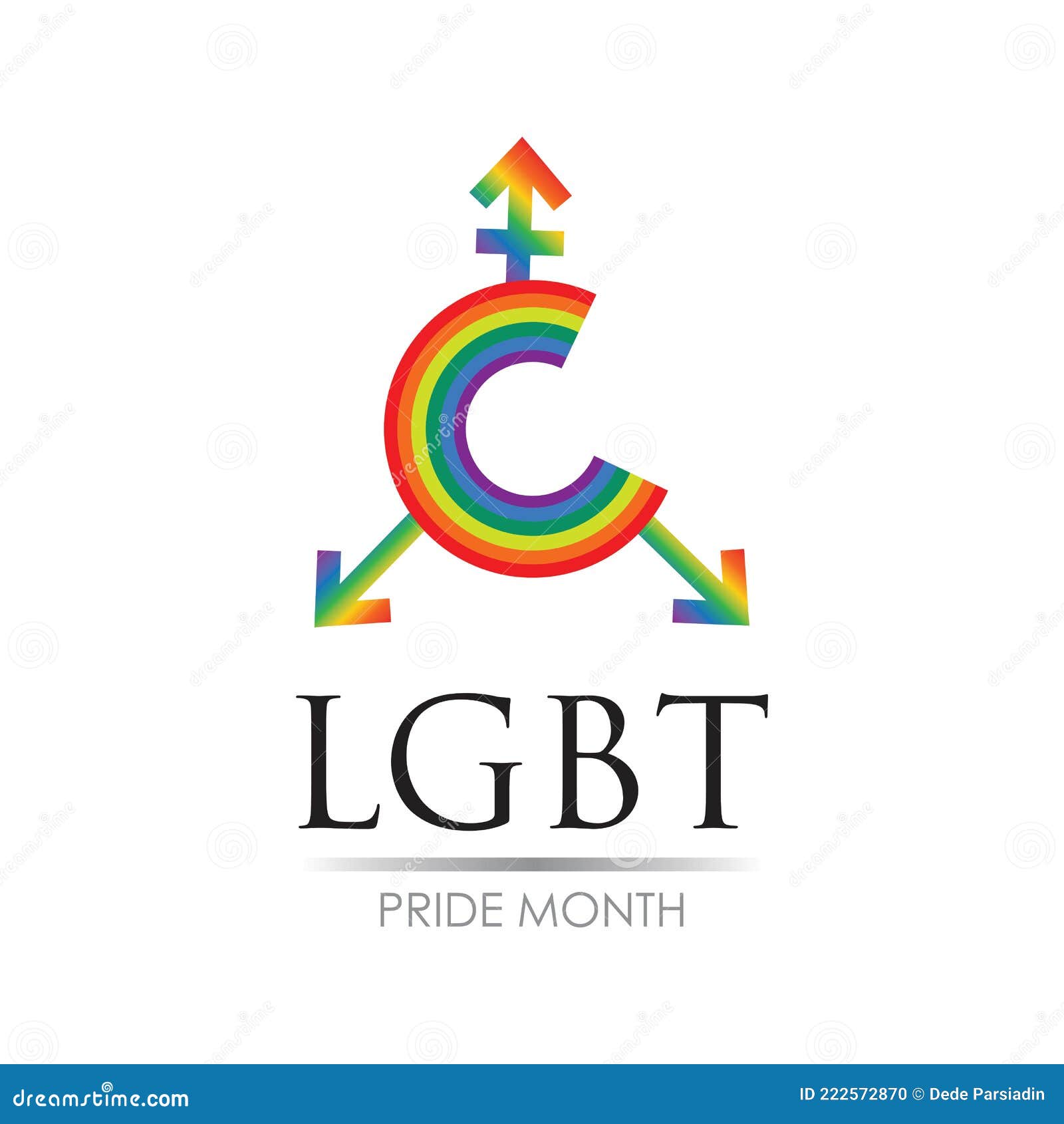 Vector Illustration of LGBT Logo Symbol Template - Vector Stock ...