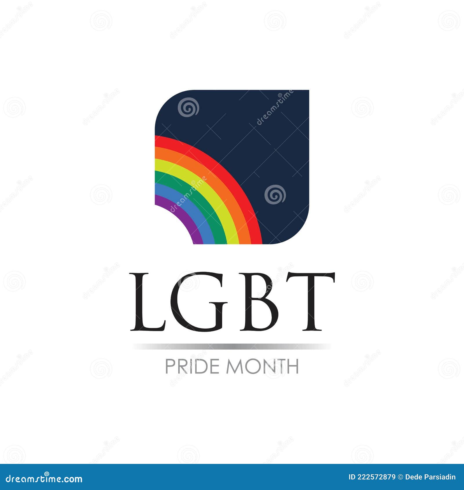 Vector Illustration of LGBT Logo Symbol Template - Vector Stock ...