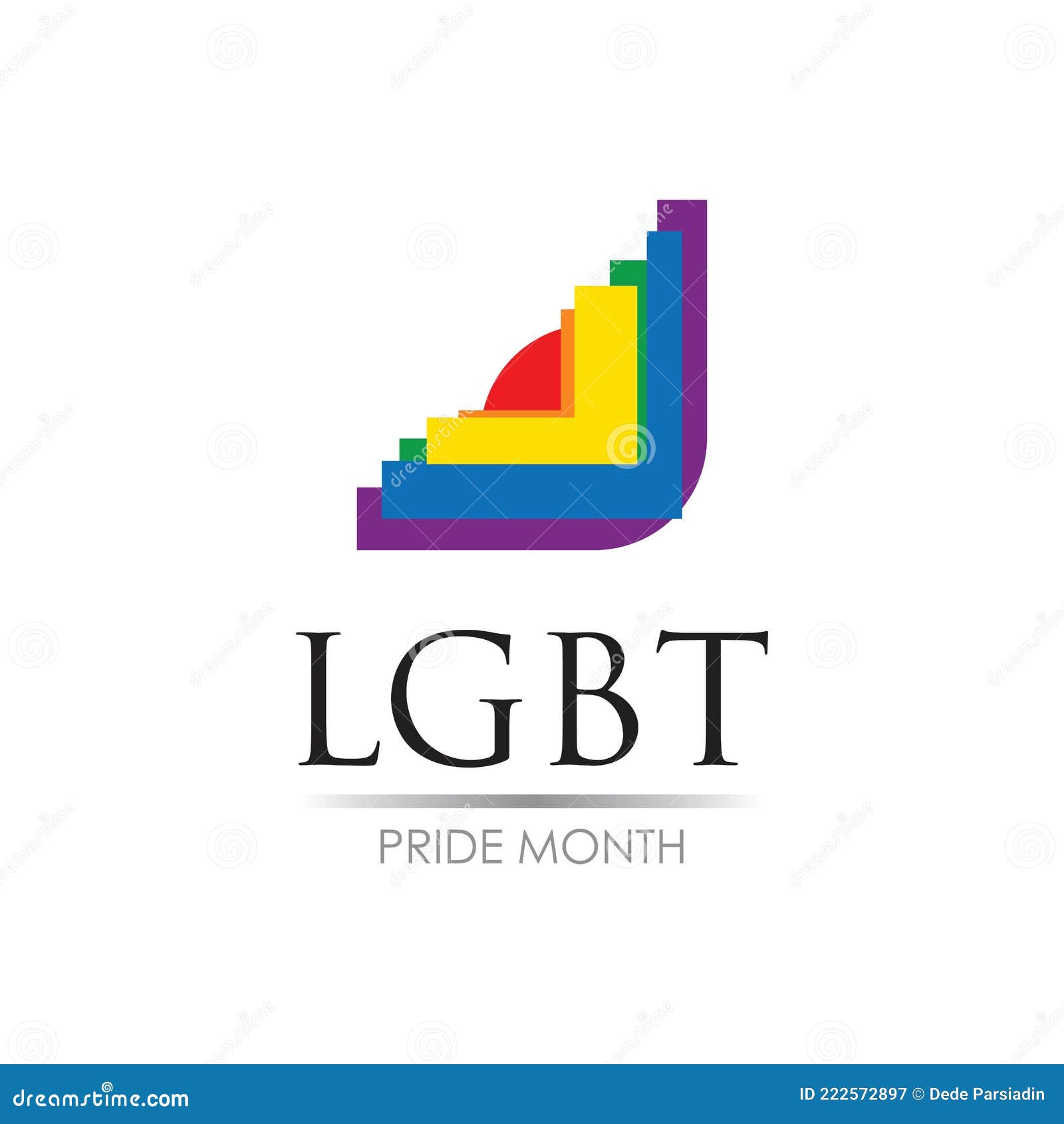 Vector Illustration of LGBT Logo Symbol Template - Vector Stock ...