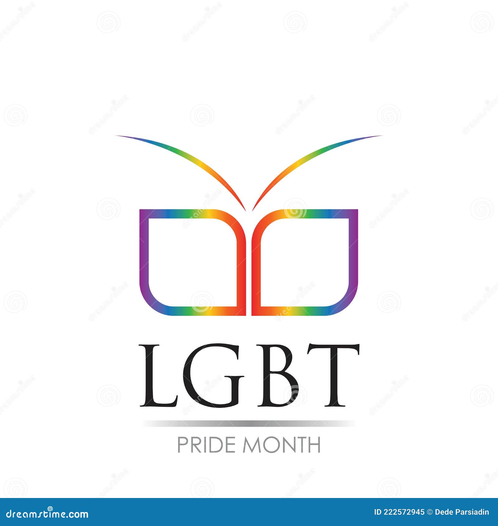 Vector Illustration of LGBT Logo Symbol Template - Vector Stock ...