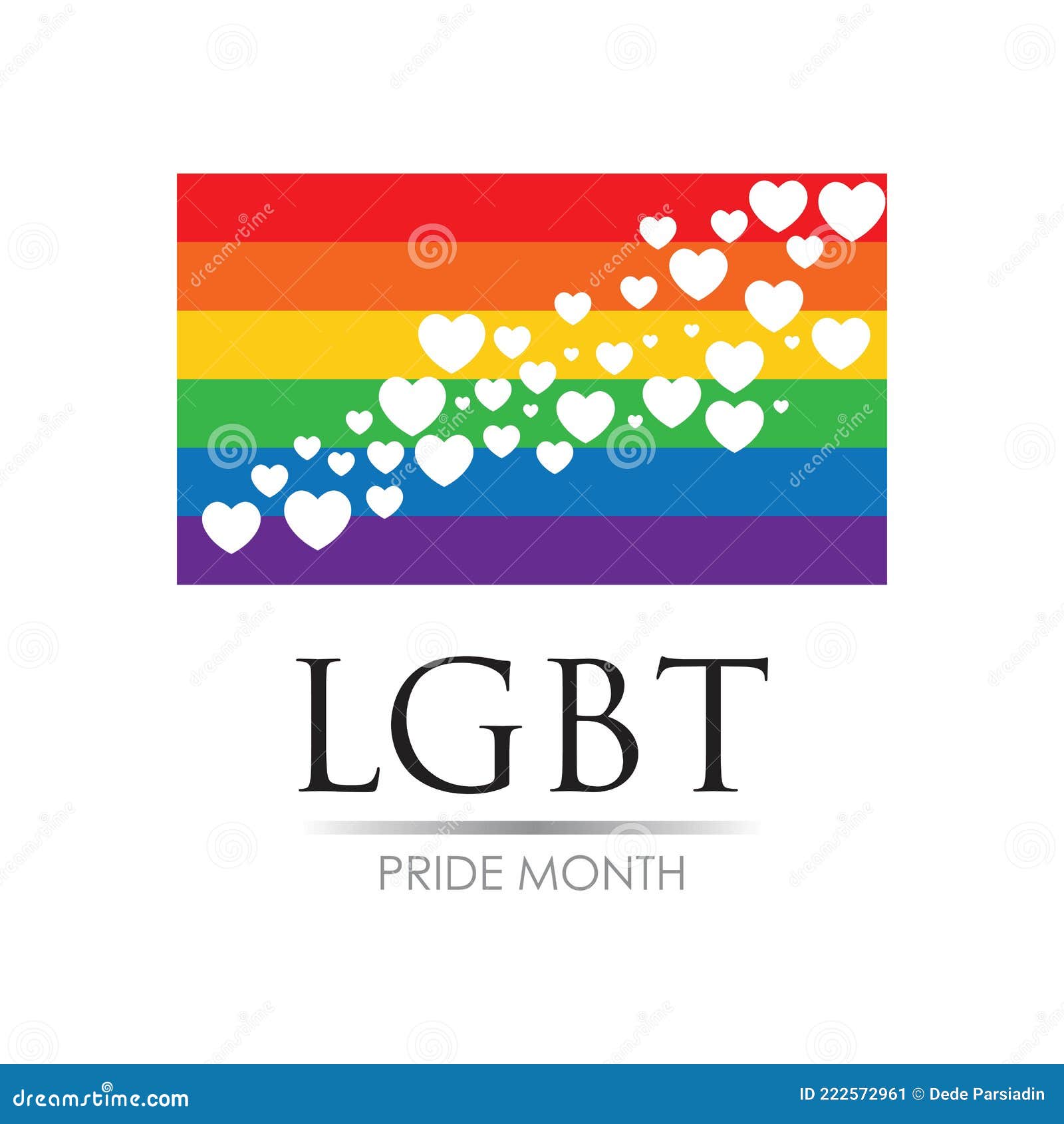 Vector Illustration of LGBT Logo Symbol Template - Vector Stock ...