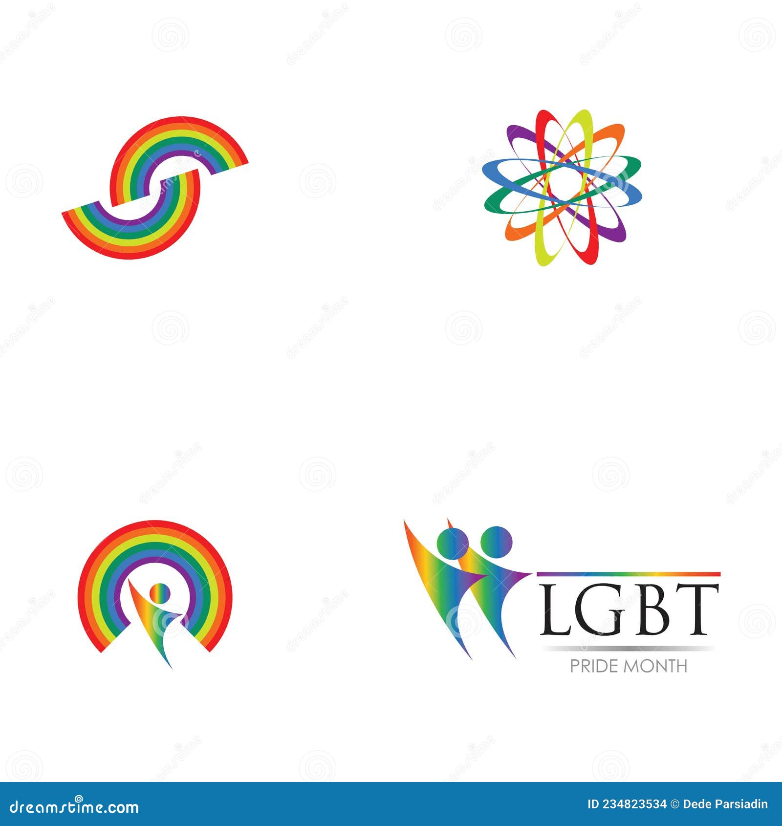 Vector Illustration of LGBT Logo Symbol Template - Vector Stock Vector ...