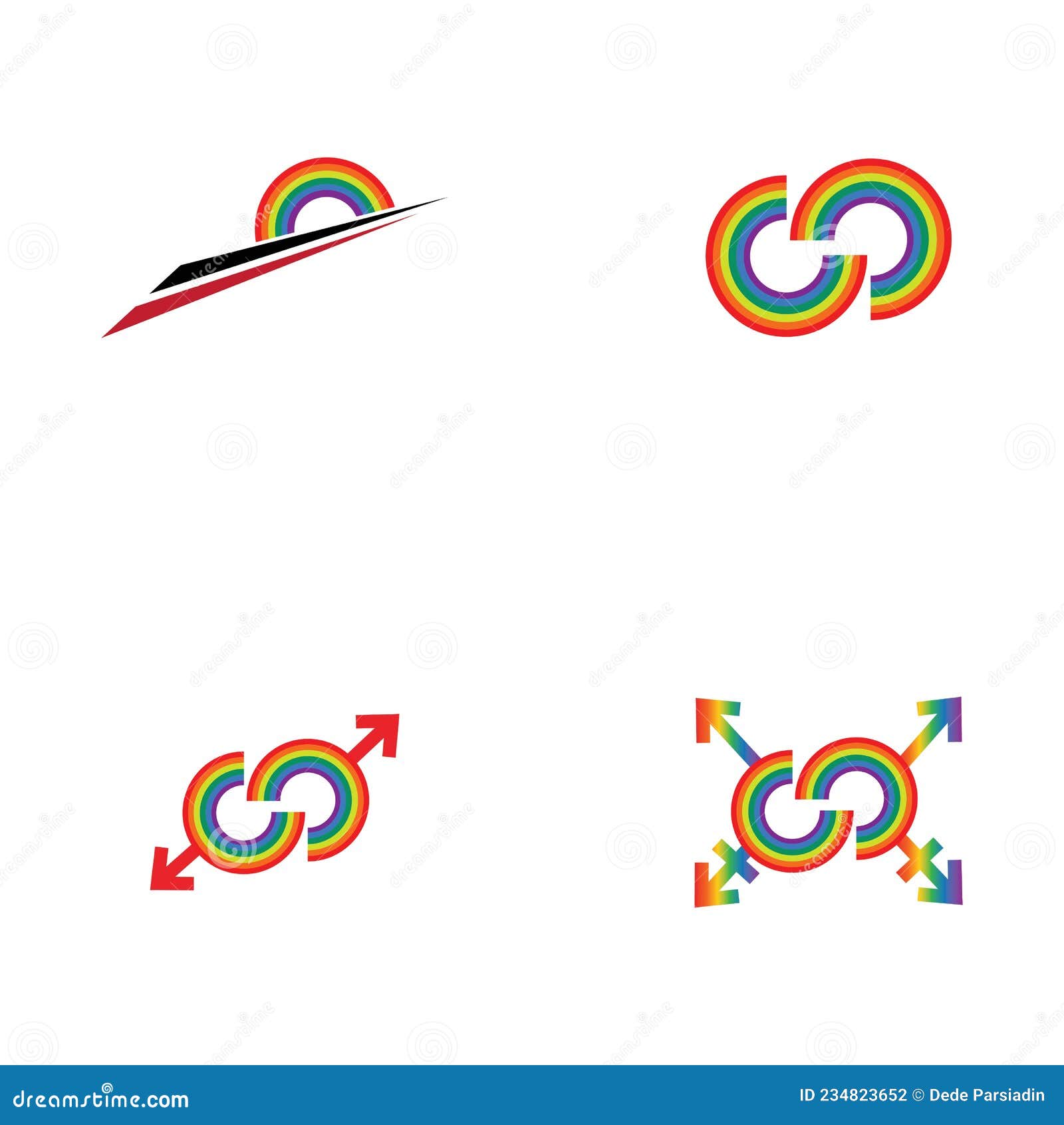 Vector Illustration of LGBT Logo Symbol Template - Vector Stock Vector ...