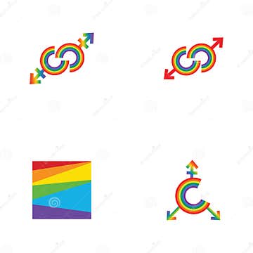 Vector Illustration of LGBT Logo Symbol Template - Vector Stock Vector ...
