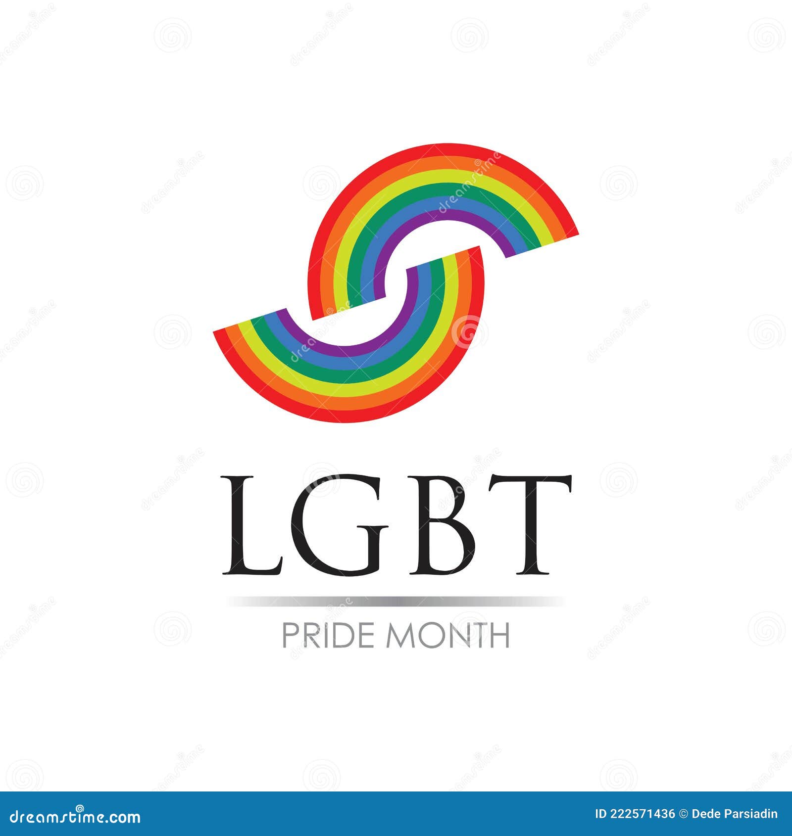 Vector Illustration of LGBT Logo Symbol Template - Vector Stock Vector ...