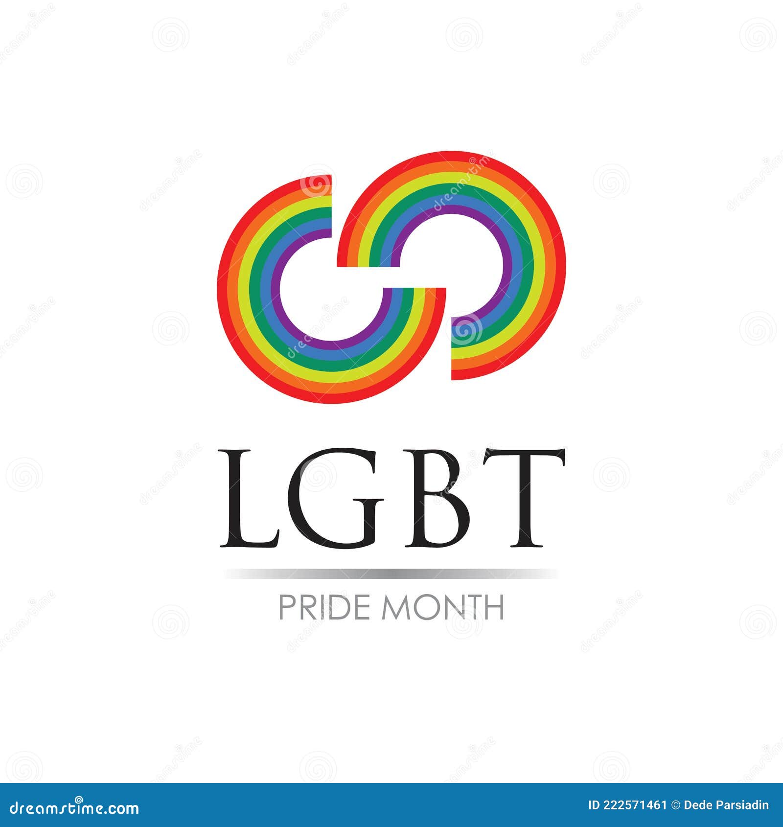 Vector Illustration of LGBT Logo Symbol Template - Vector Stock Vector ...