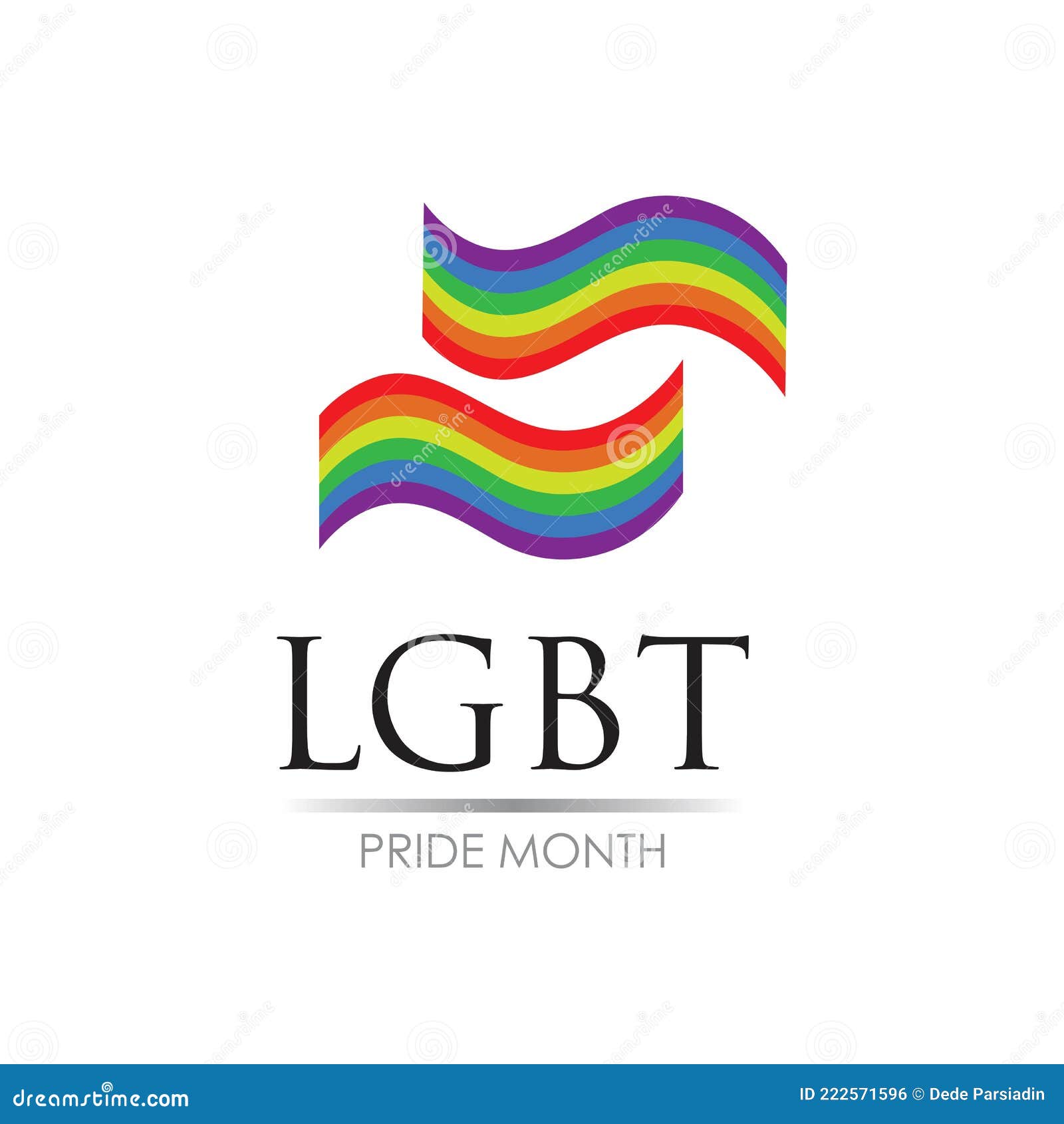 Vector Illustration of LGBT Logo Symbol Template - Vector Stock Vector ...
