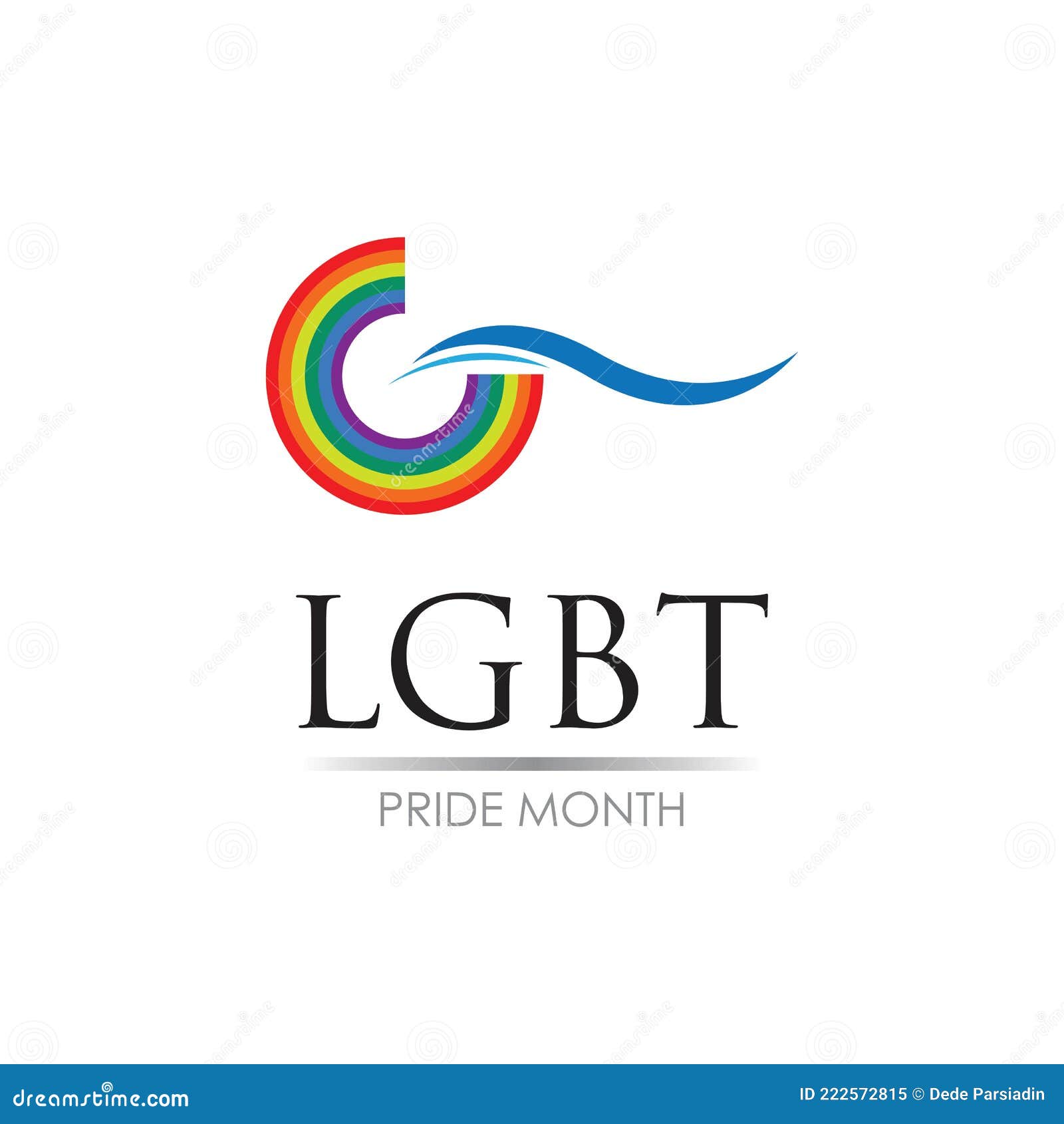 Vector Illustration of LGBT Logo Symbol Template - Vector Stock ...