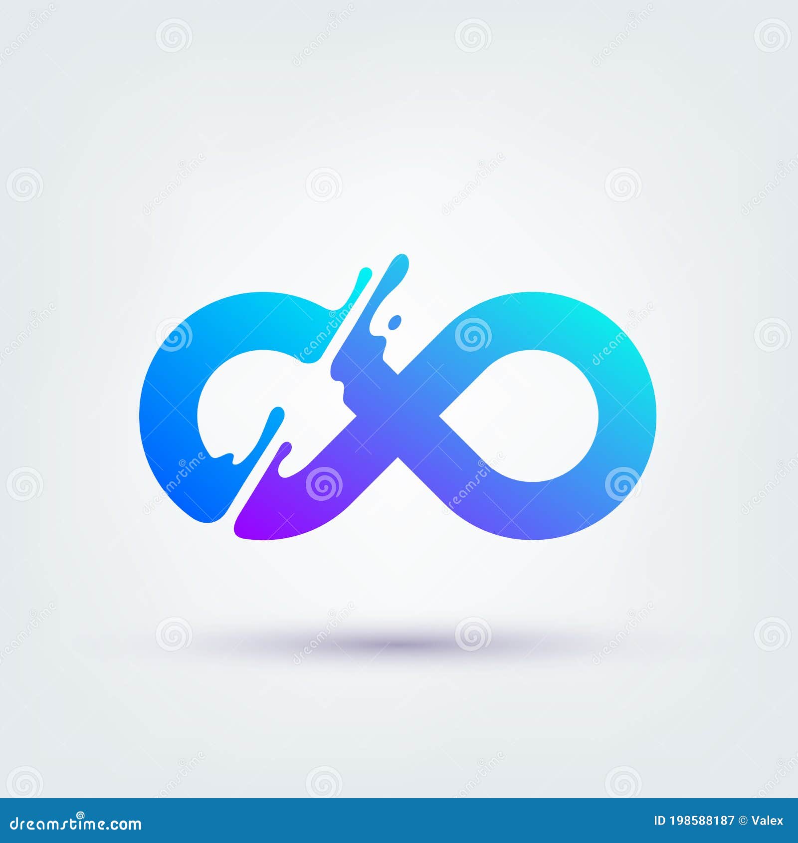 Vector Illustration of Liquid Shape Stock Vector - Illustration of ...