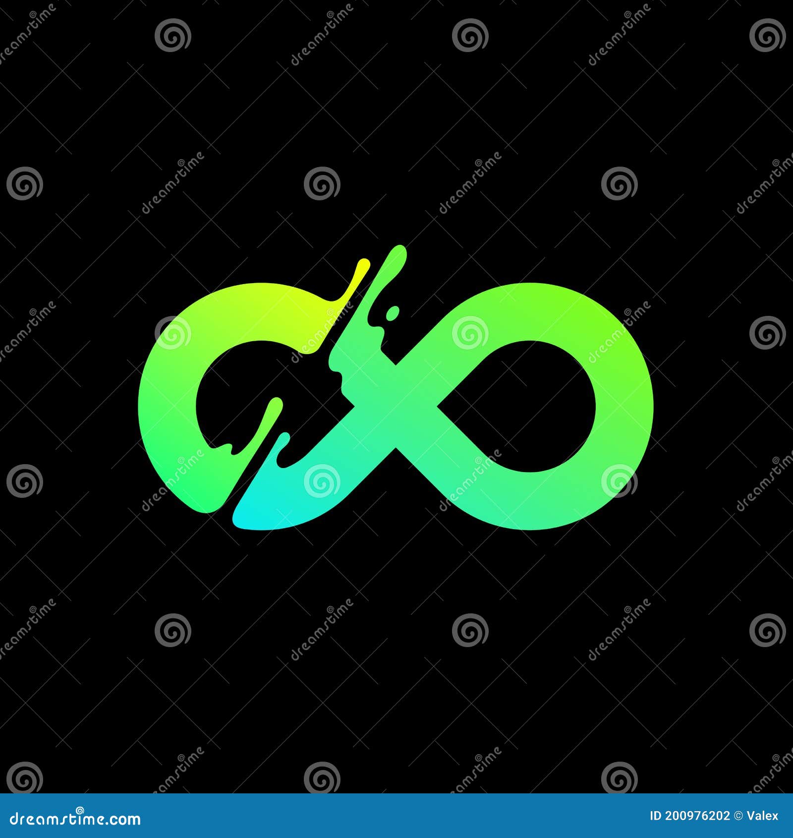 Vector Illustration of Liquid Shape Stock Vector - Illustration of ...