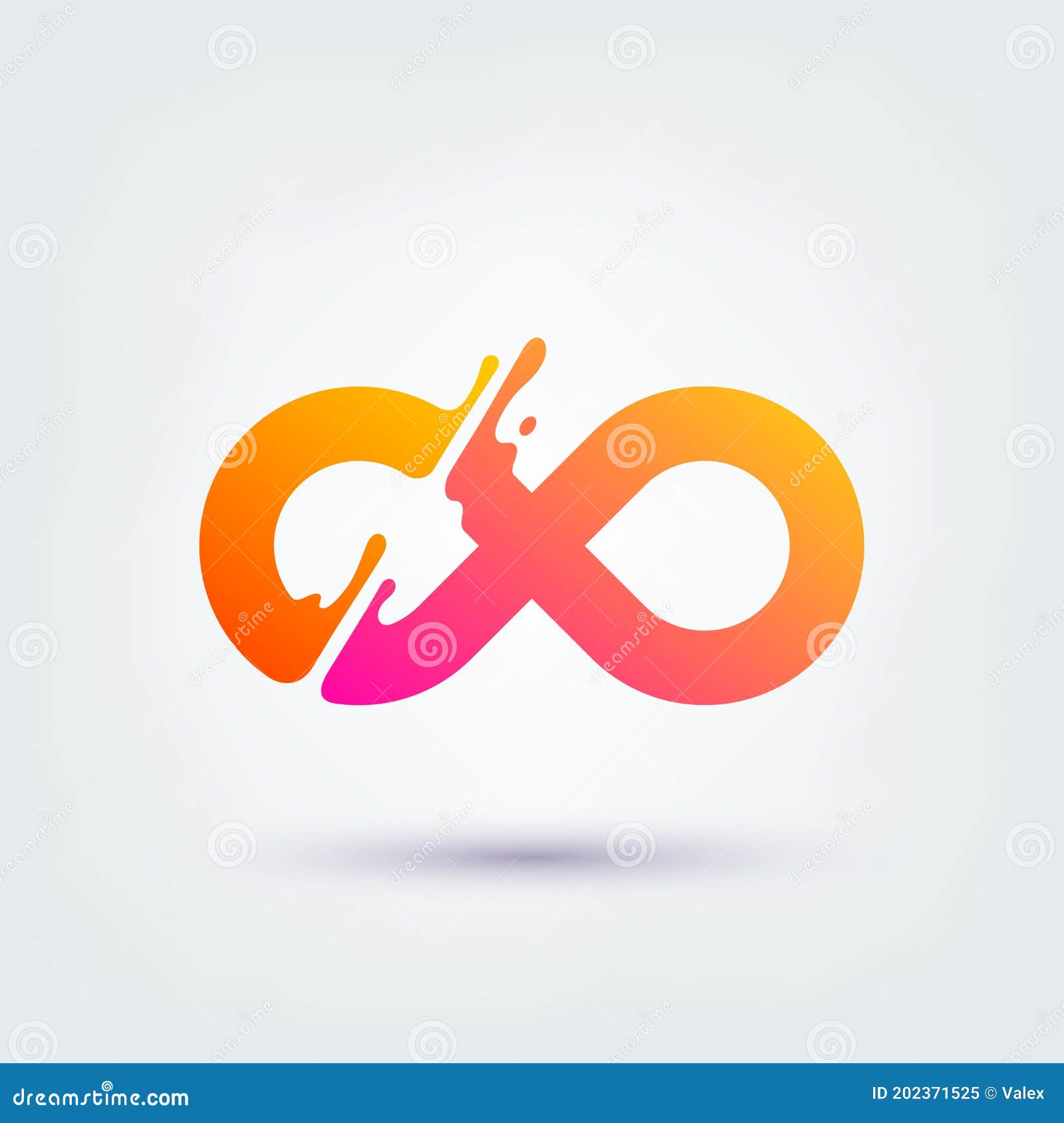 Vector Illustration of Liquid Shape Stock Vector - Illustration of ...