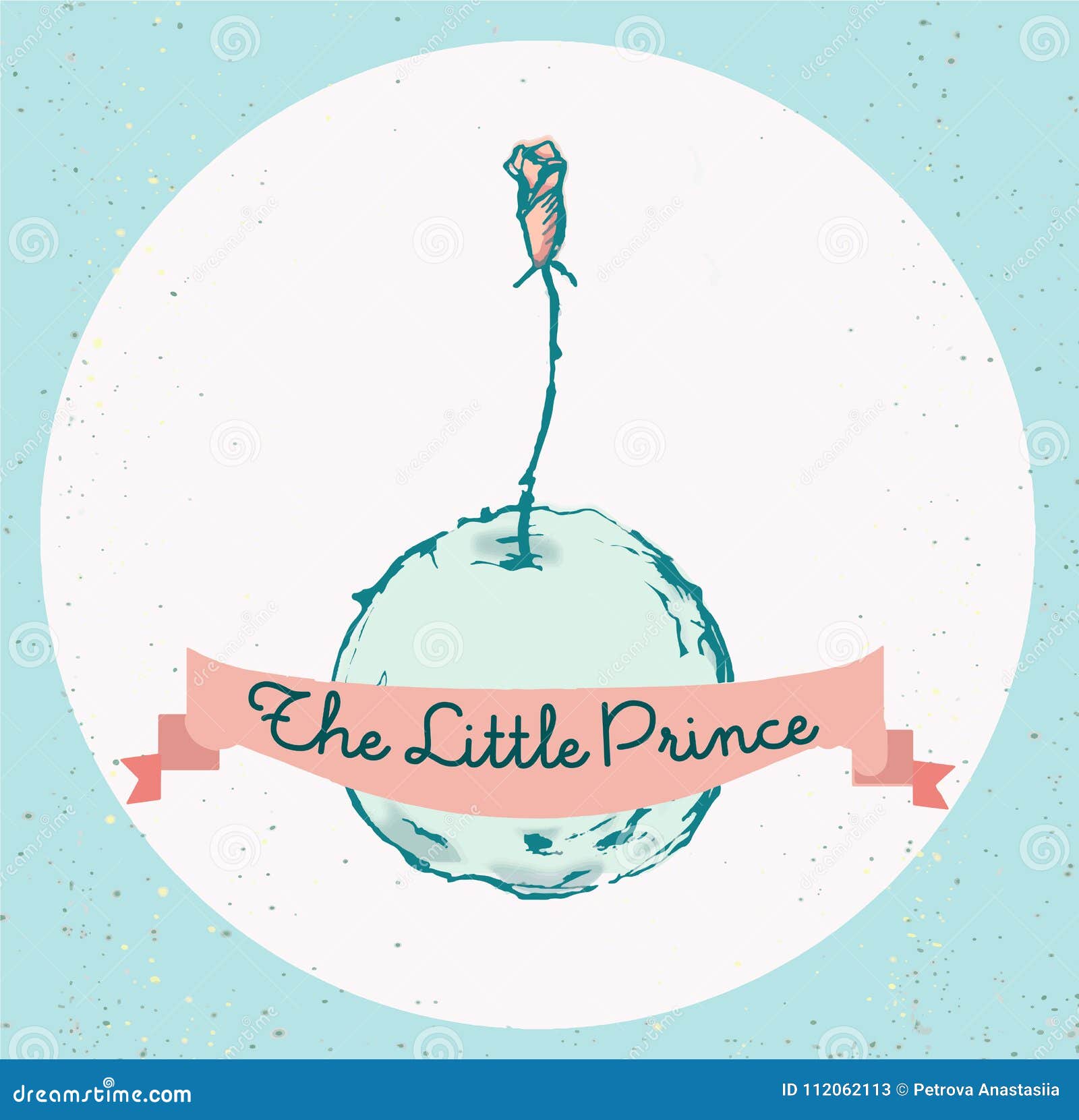 Vector Illustration Of The Little Prince | CartoonDealer.com #112062113