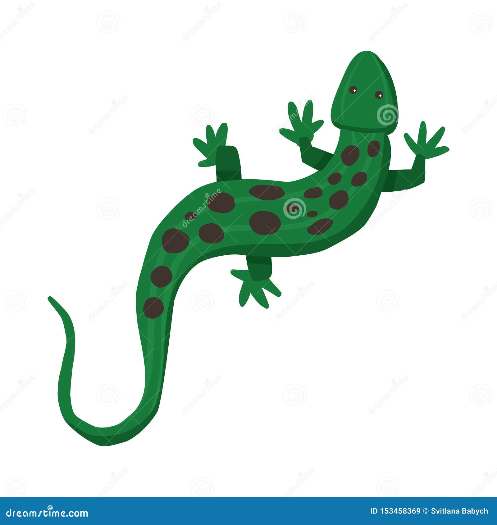 Vector Design of Lizard and Green Icon. Collection of Lizard and Crawl ...
