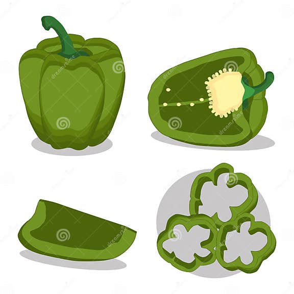 Vector Illustration of Logo for Bulgarian Pepper Stock Vector ...
