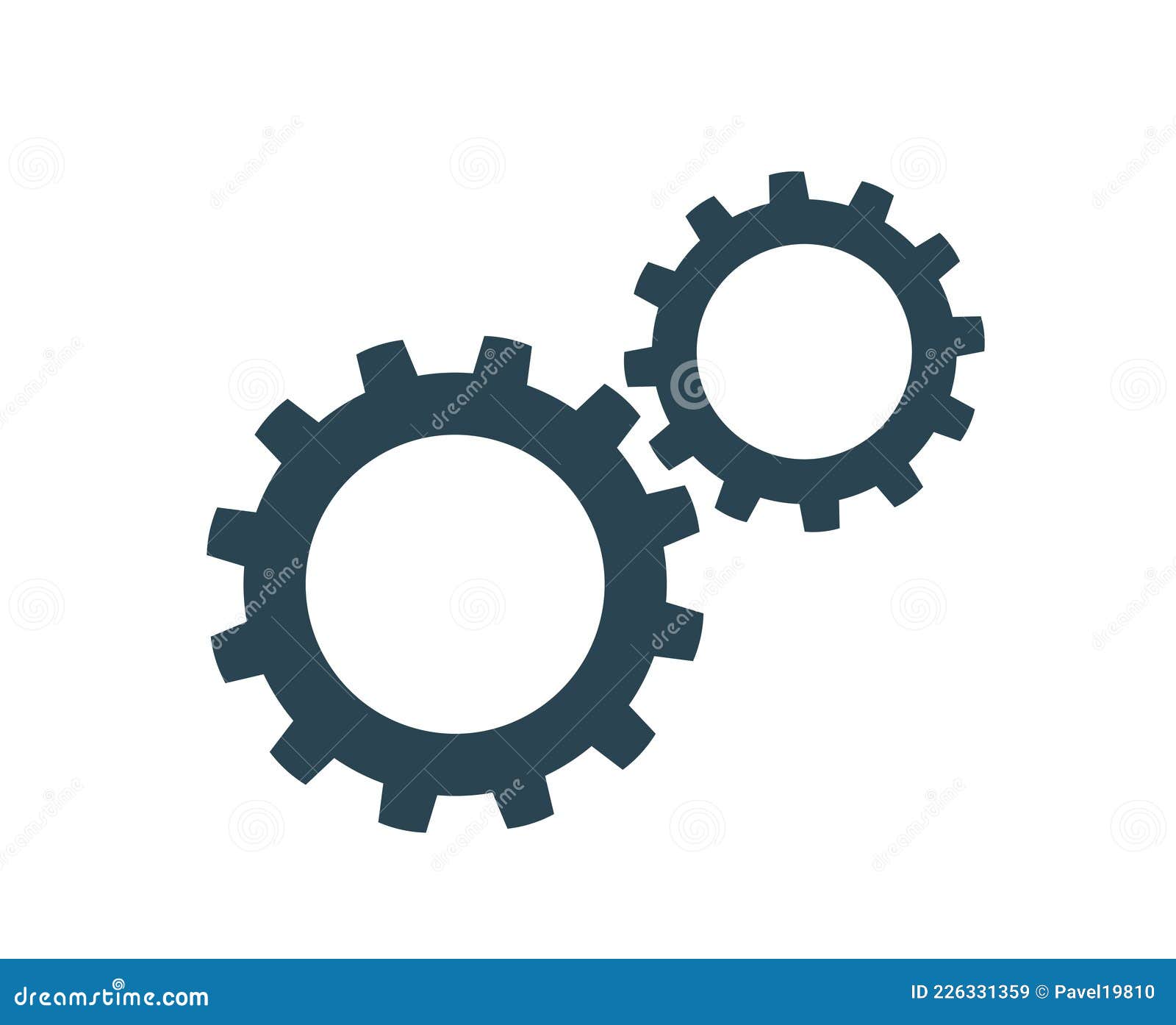 Vector Illustration, Logo, Gear Icon . Settings and Maintenance Stock ...