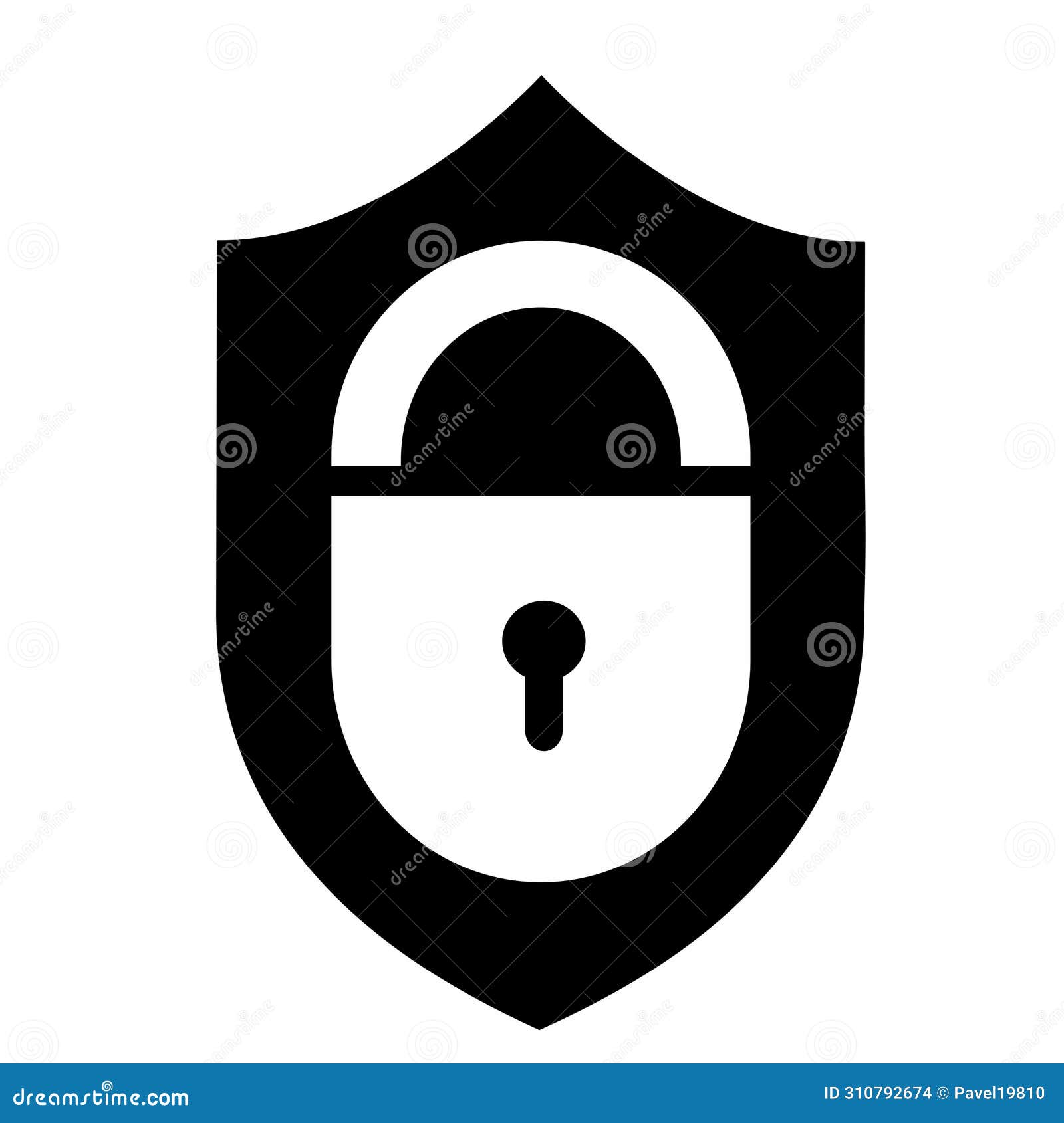 Vector Illustration, Logo, Icon. Protection and Security. Stock ...