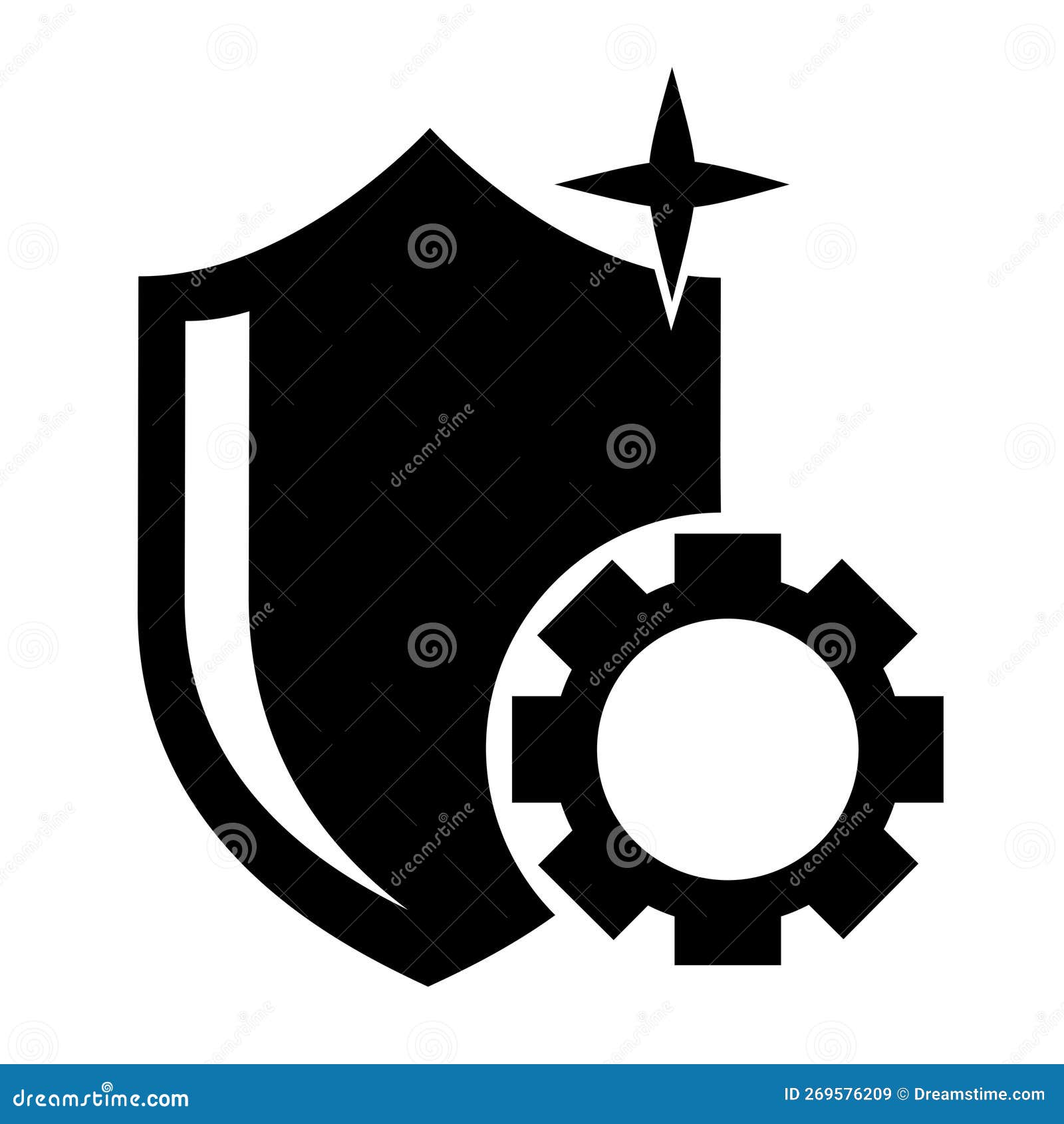 Vector Illustration, Logo, Icon. Protection and Security. Shield and ...