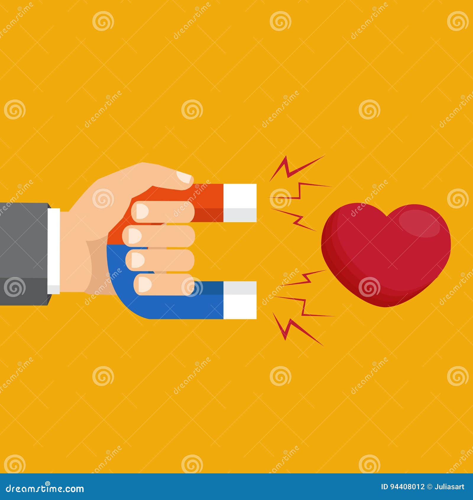 Love Attraction Concept Stock Illustrations – 1,255 Love Attraction ...