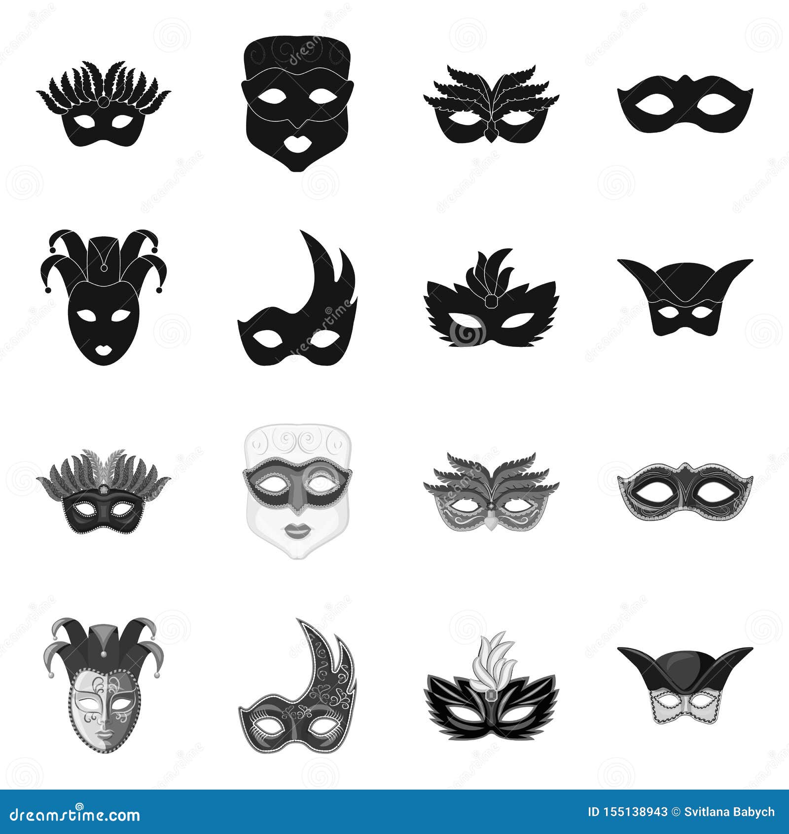 Phantom, Mask Logo Cartoon Vector | CartoonDealer.com #230022151