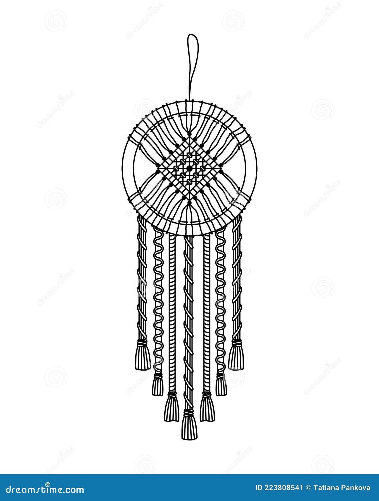 Macrame Line Icon. Signs And Symbols Can Be Used For Web, Logo, Mobile ...