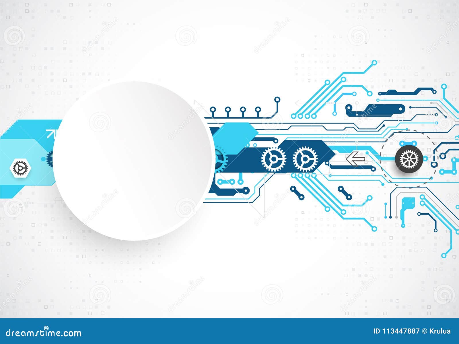 Vector Illustration, Hi-tech Digital Technology and Engineering Stock ...