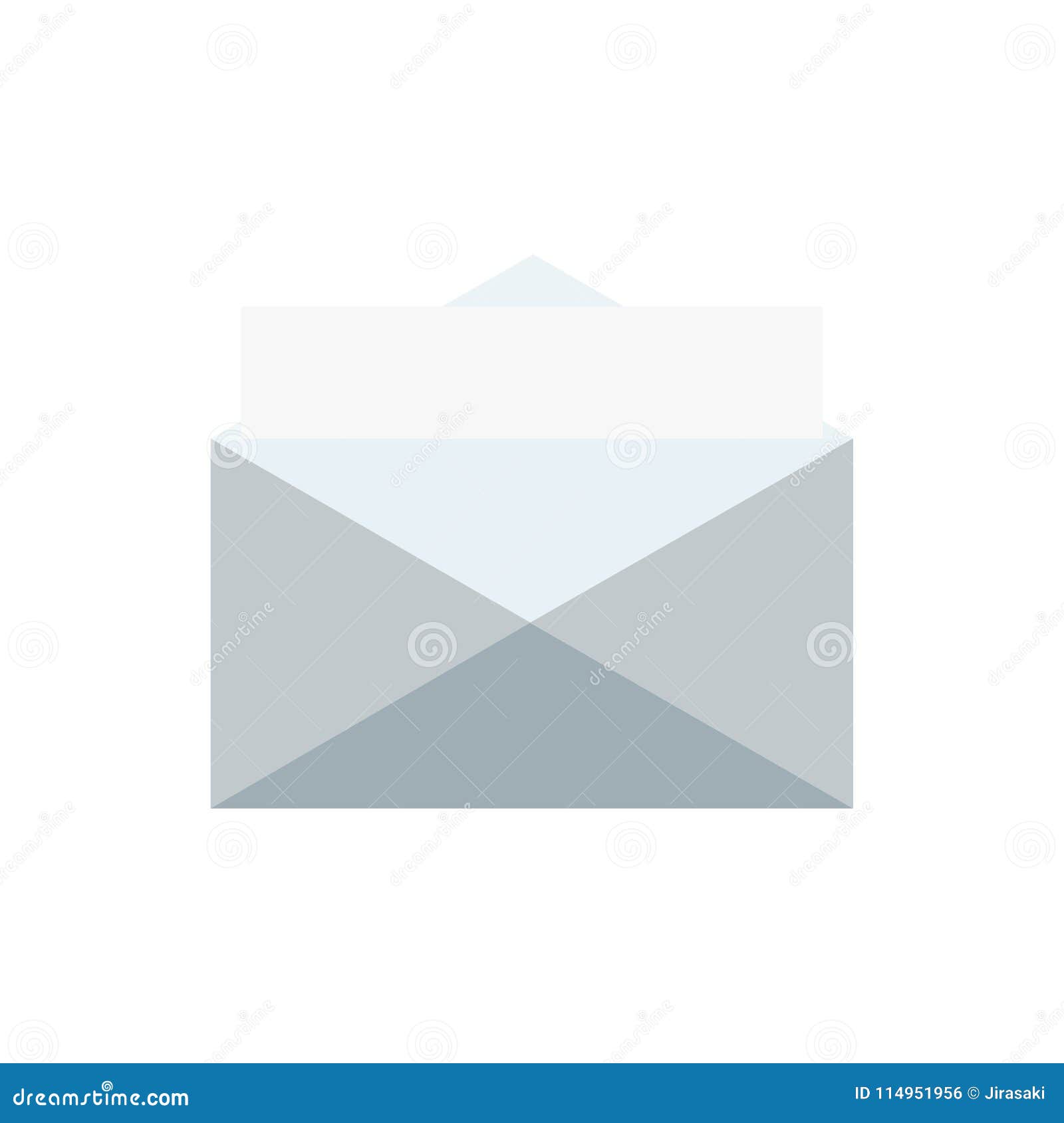Vector Illustration of Mail Letter Icon Stock Vector - Illustration of ...