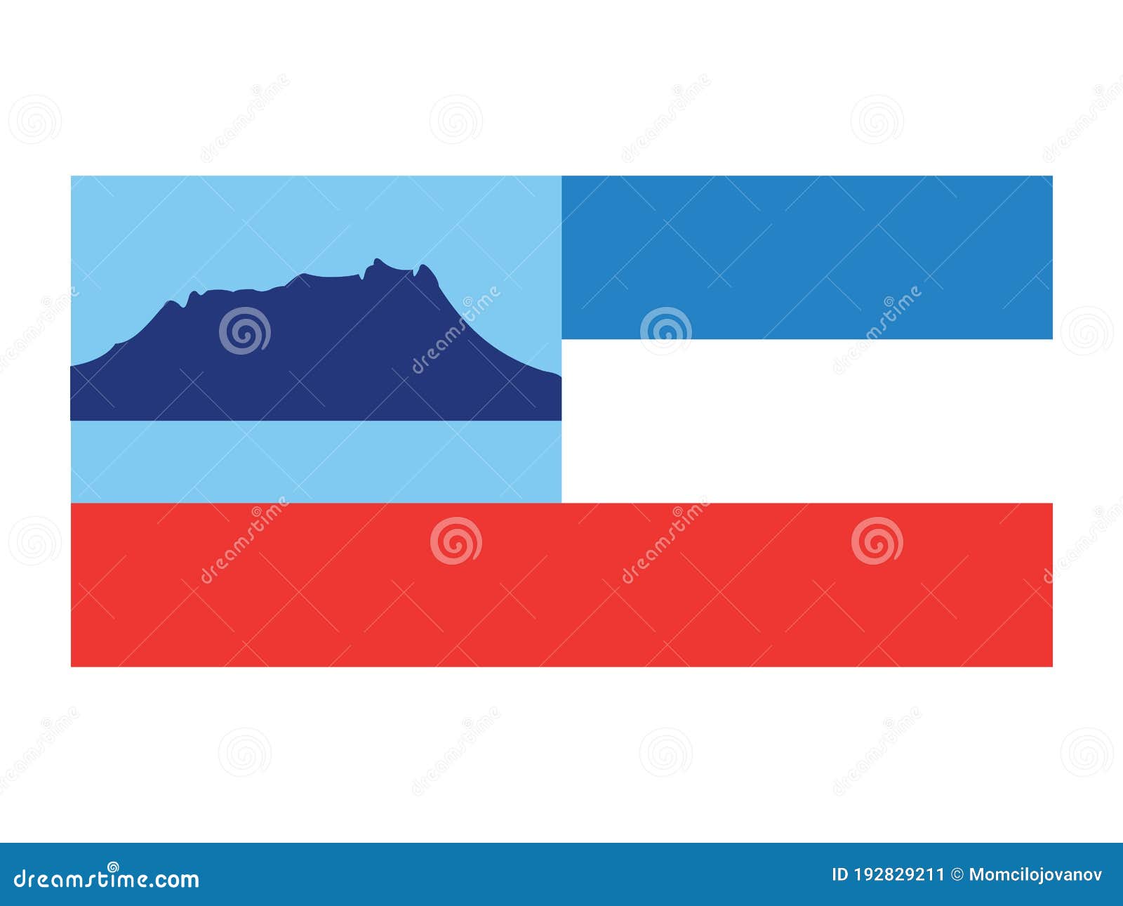 Flag of Sabah State stock vector. Illustration of sarawak - 192829211
