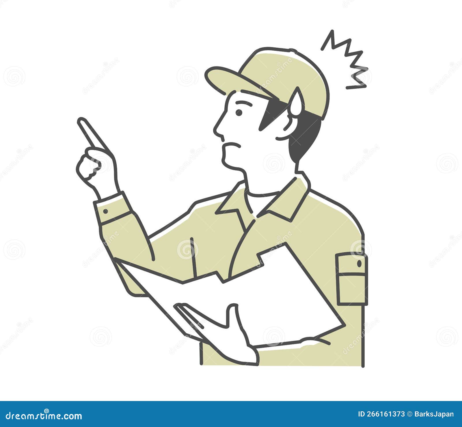 Lab Worker Doing Test Vector Illustration. Male Chemist, Researcher ...