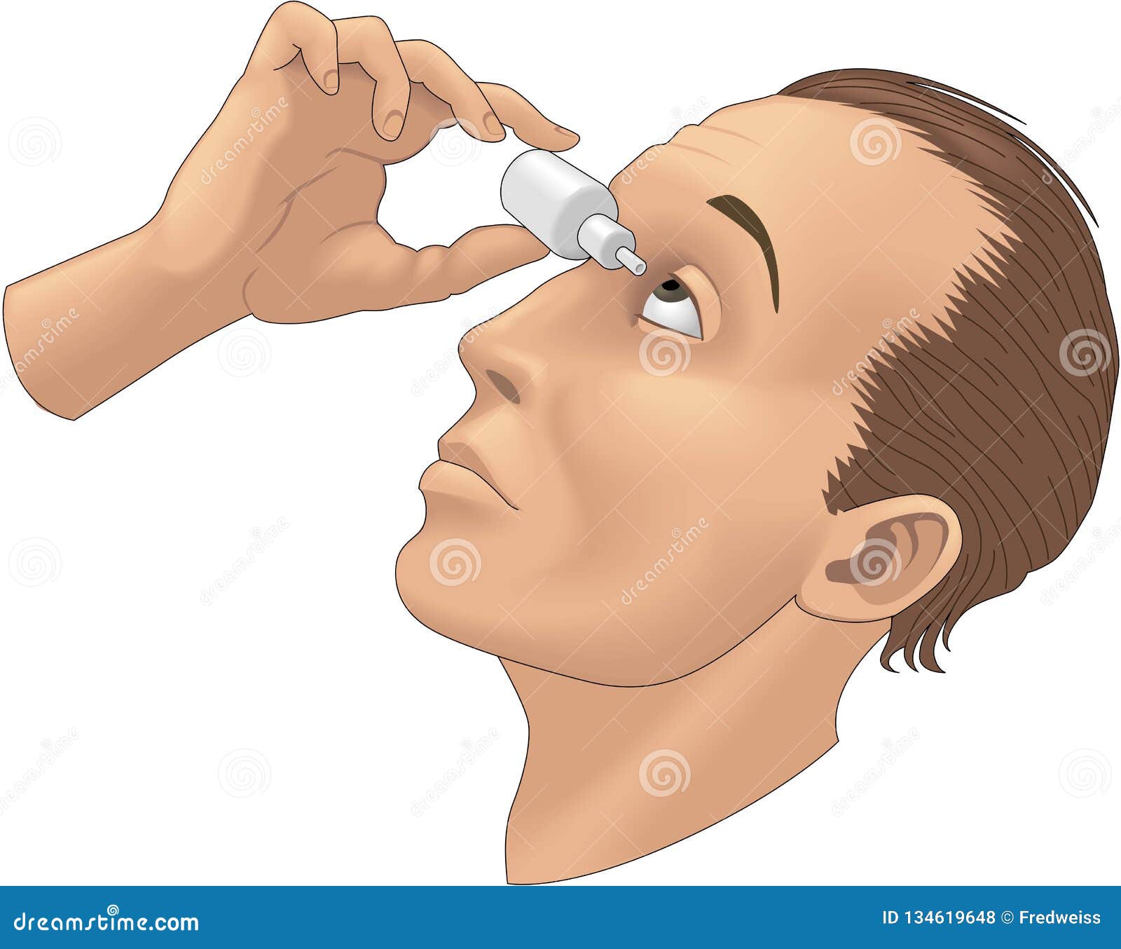 Eye Drops Vector Illustration | CartoonDealer.com #134619648