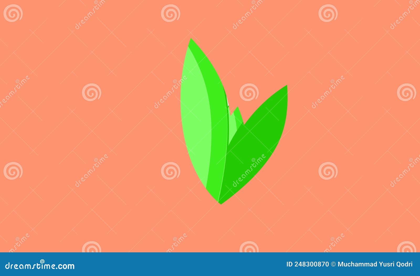 Vector Illustration, Mango Leaves, As Background. Stock Vector ...