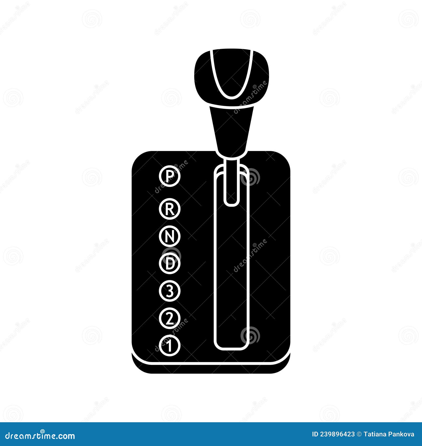 Vector Illustration of a Manual Transmission. Car Device Stock Vector ...