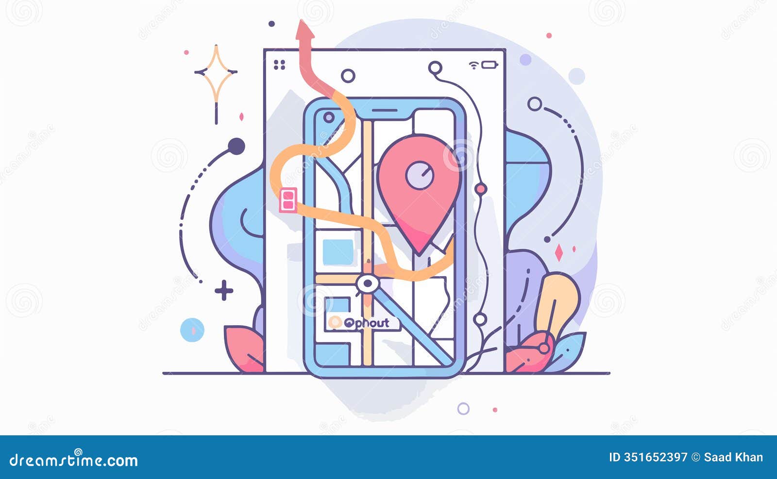 Professional GPS Navigation Map App Icon for Travelers and Adventurers ...