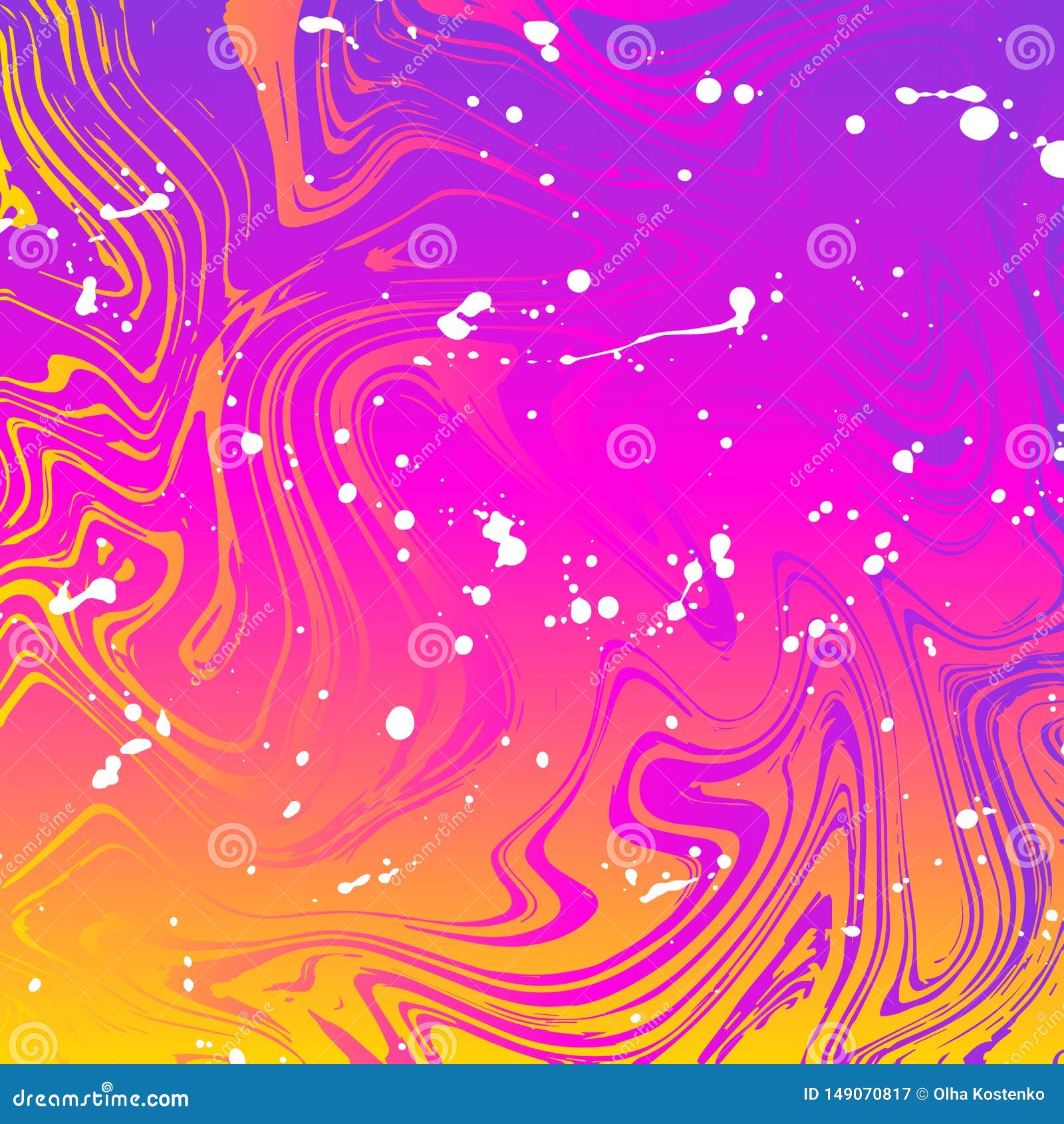 Wave Gradient Texture with Bright Colors Stock Vector - Illustration of ...