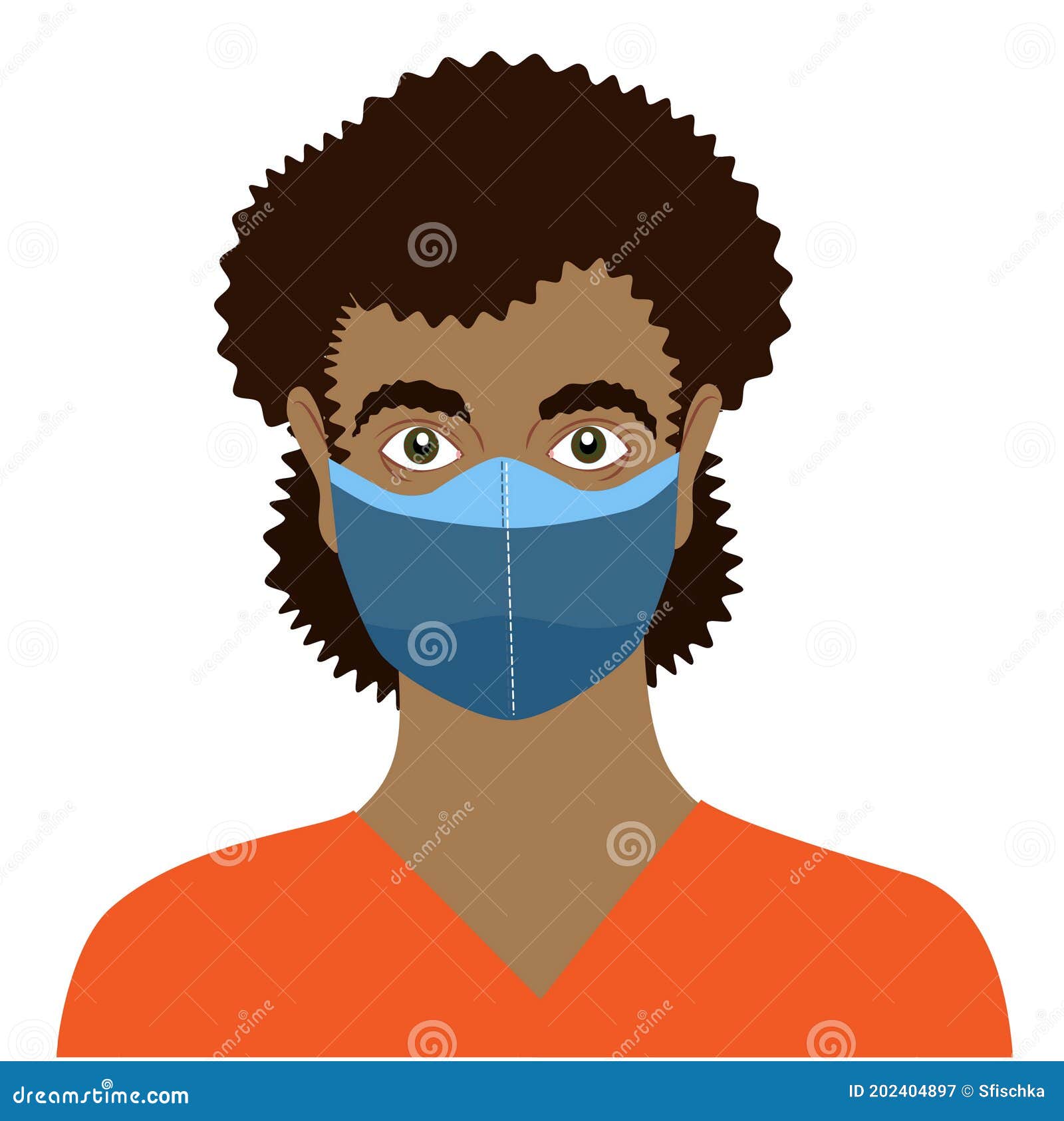 Illustration of a Masked Man Stock Vector - Illustration of beautiful ...