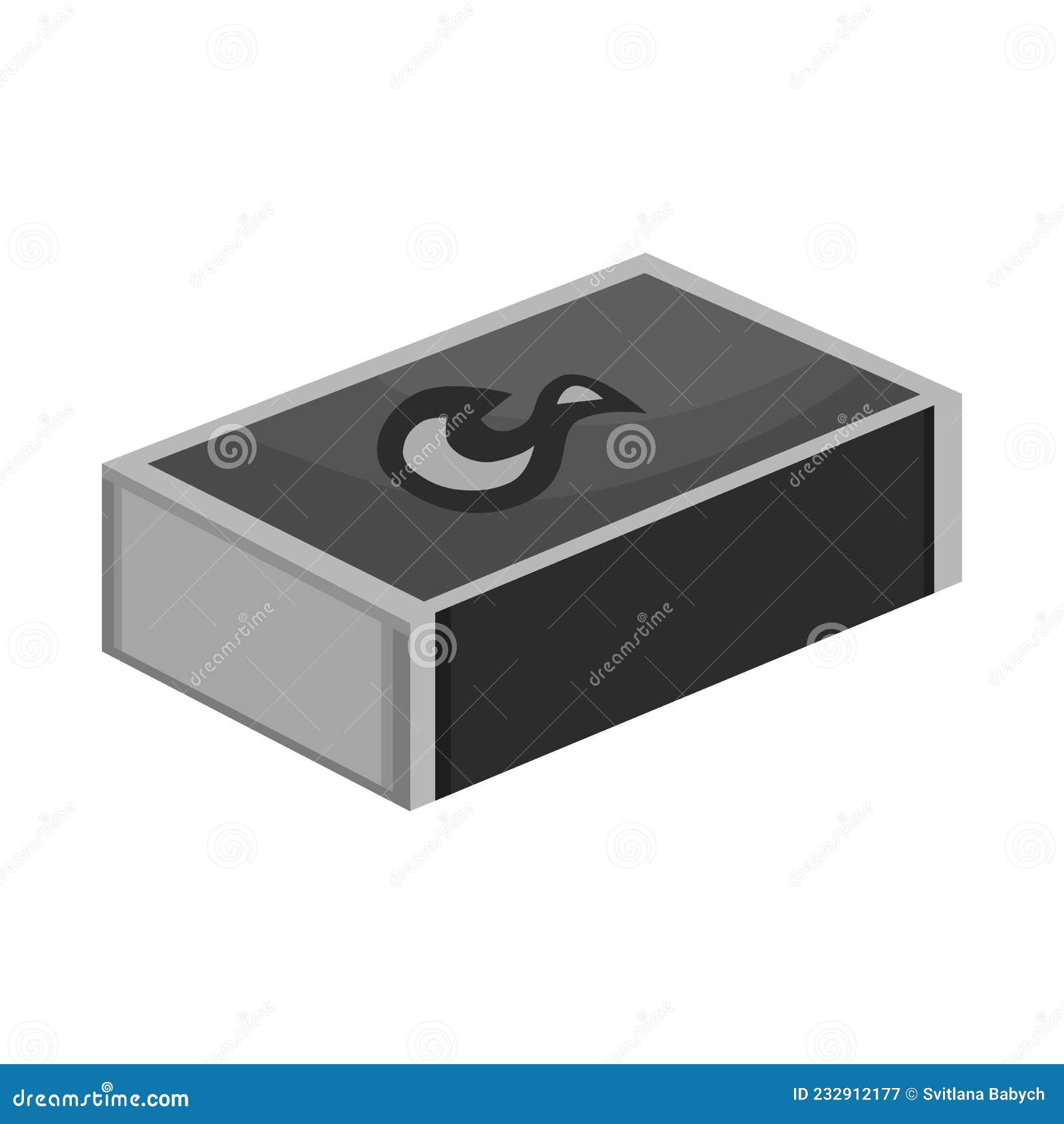 Vector Illustration of Matchbox and Box Logo. Graphic of Matchbox and ...