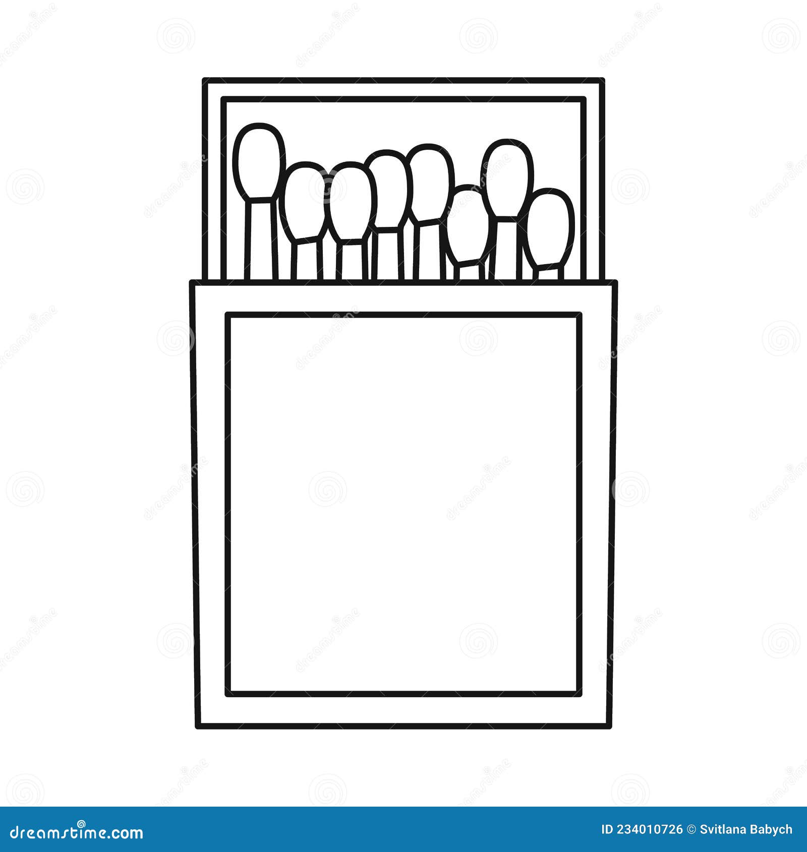 Vector Illustration of Matchbox and Box Logo. Web Element of Matchbox ...