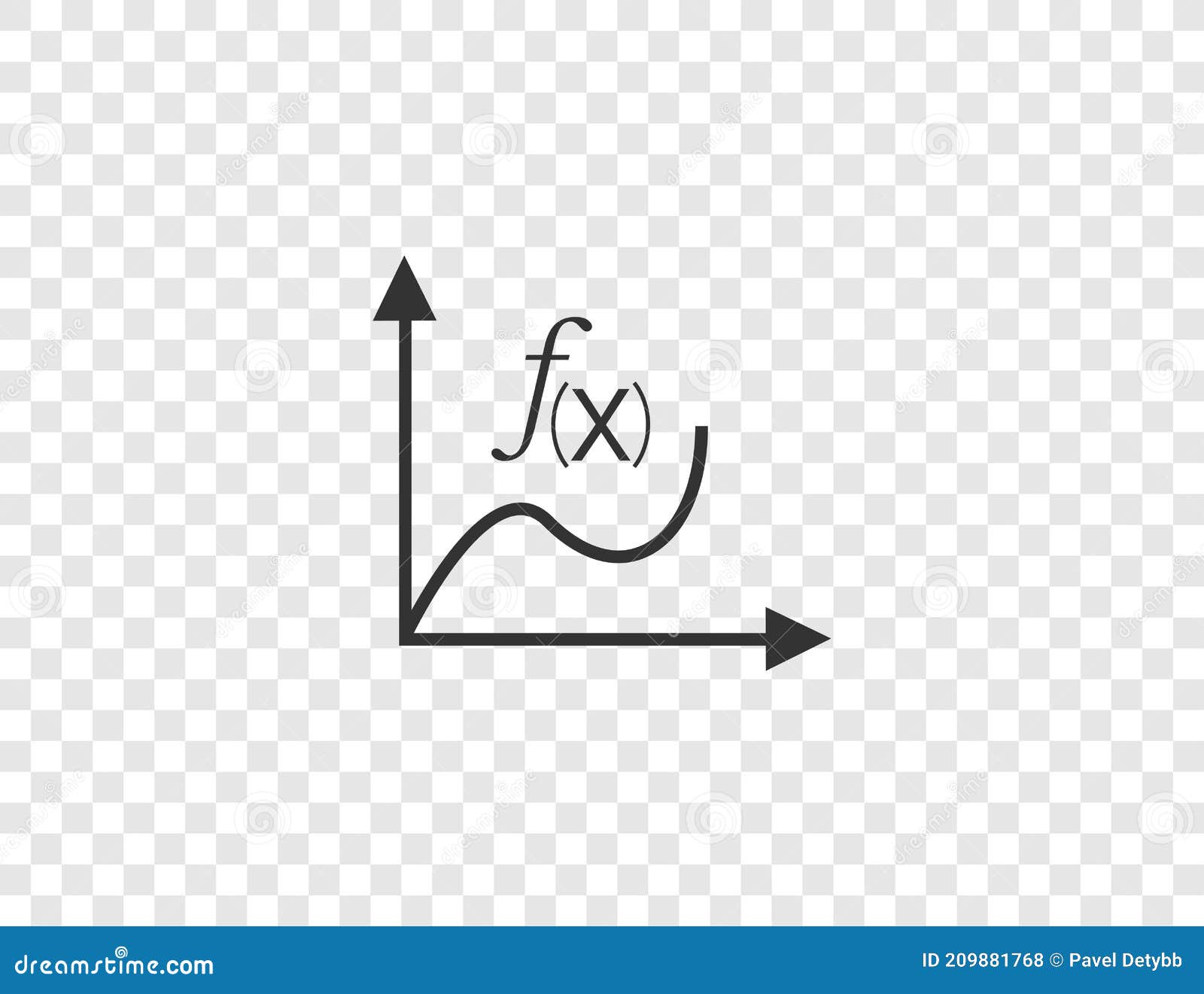 Math Function Graph Neon Sign Vector Illustration | CartoonDealer.com ...