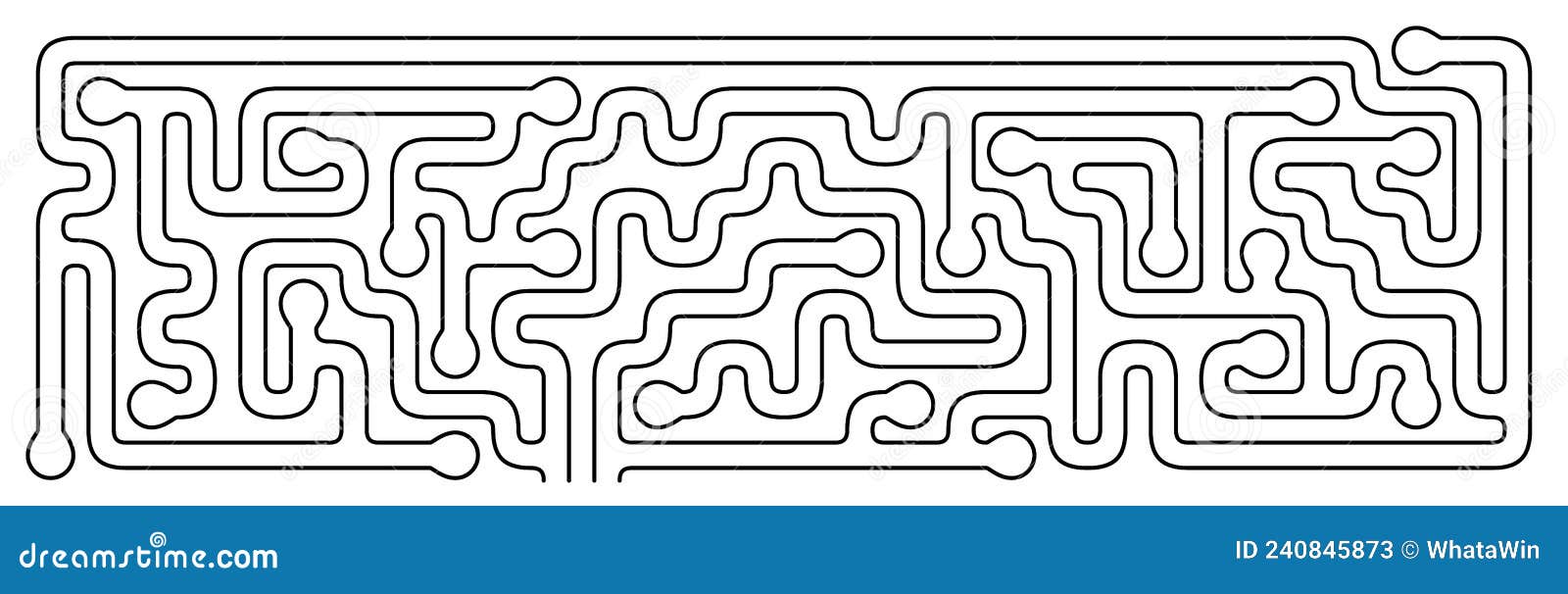 Vector Illustration of Maze or Labyrinth Isolated on White Background ... Vector Illustration of Maze or Labyrinth Isolated on White Background ...