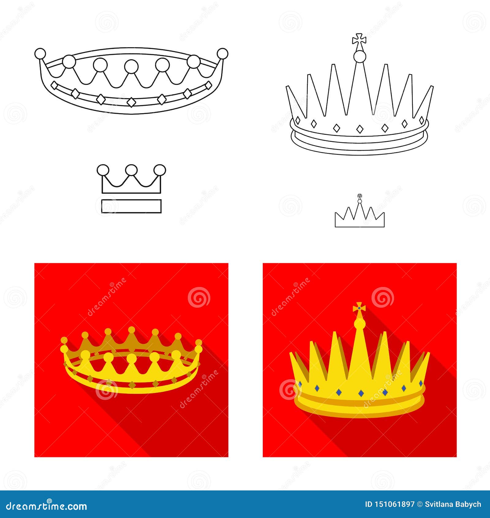 Vector Design of Medieval and Nobility Logo. Set of Medieval and ...