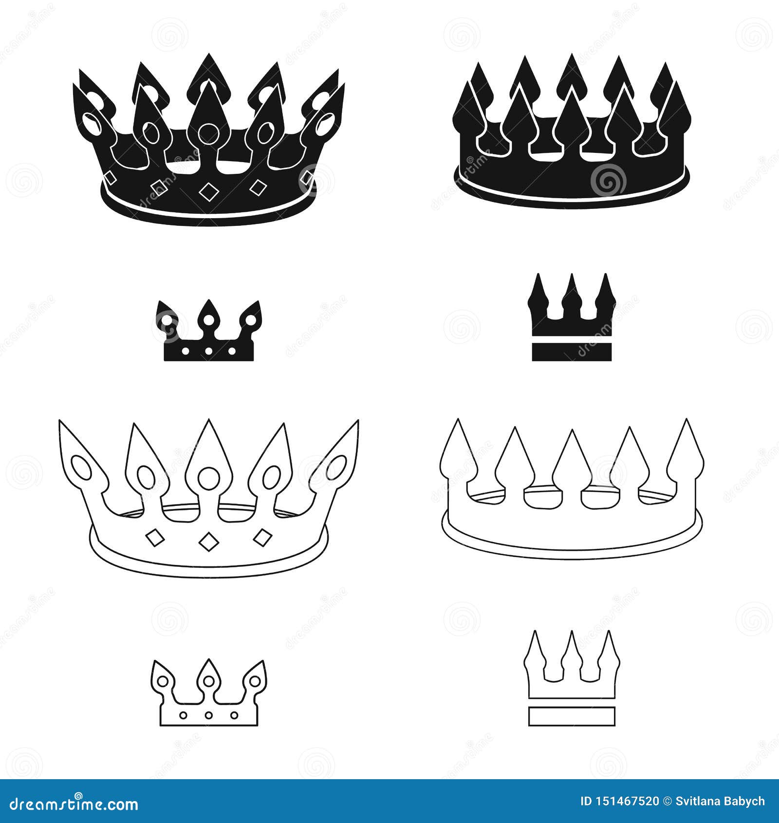 Vector Design of Medieval and Nobility Logo. Set of Medieval and ...