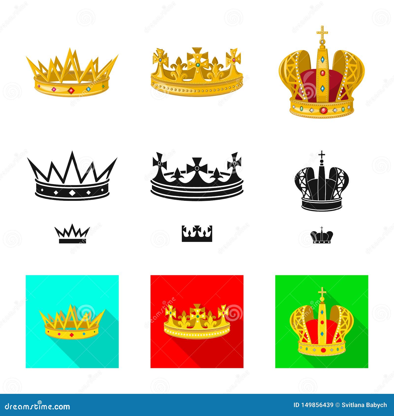 Vector Illustration of Medieval and Nobility Icon. Set of Medieval and ...