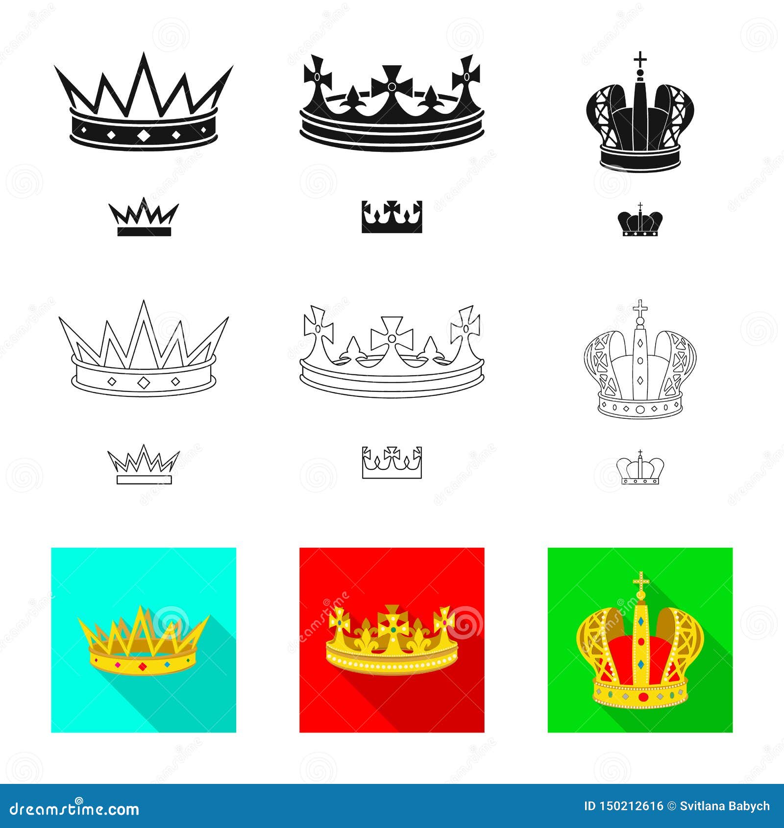 Vector Illustration of Medieval and Nobility Icon. Set of Medieval and ...