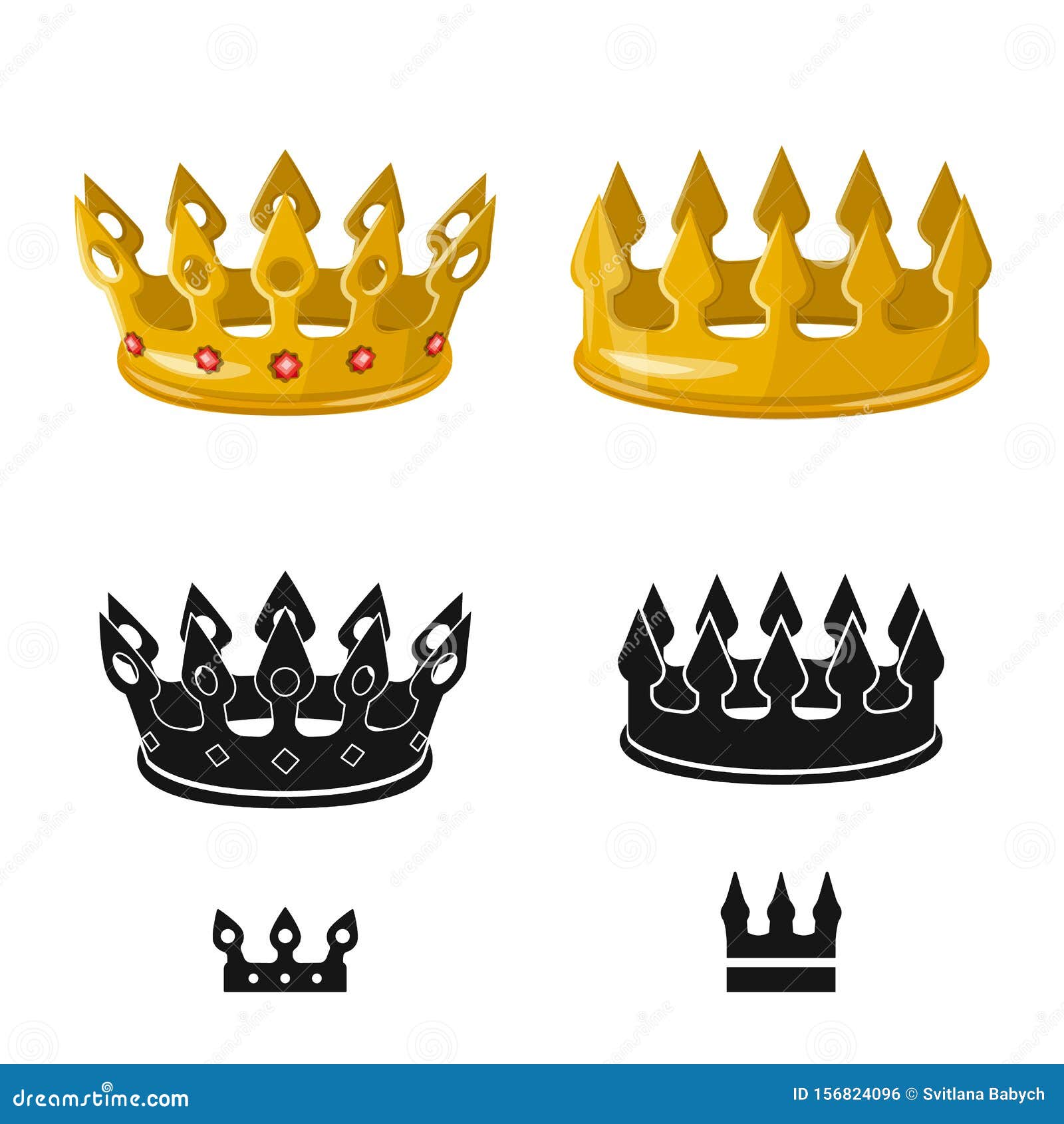 Vector Illustration of Medieval and Nobility Logo. Set of Medieval and ...