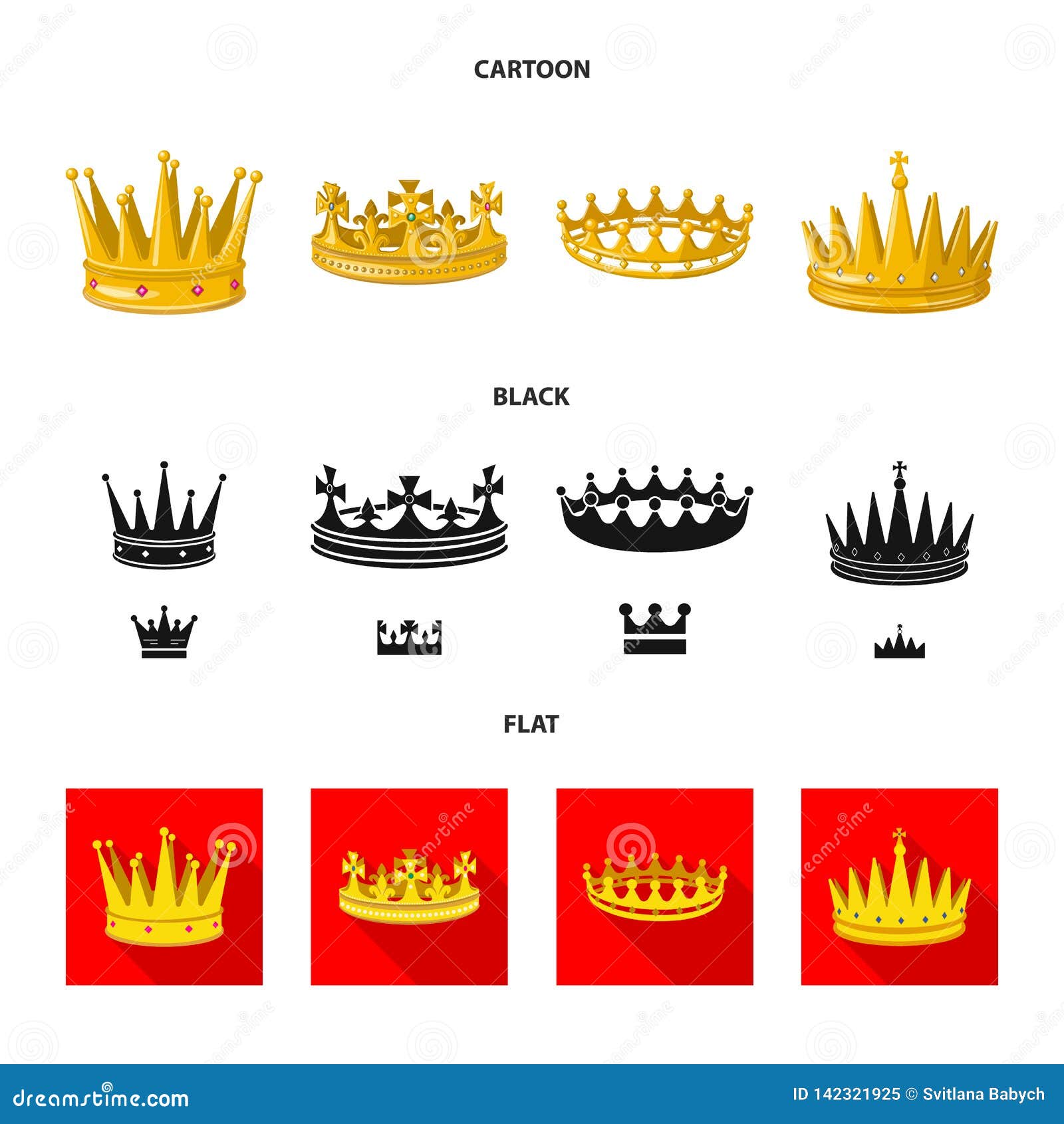 Vector Design of Medieval and Nobility Icon. Set of Medieval and ...