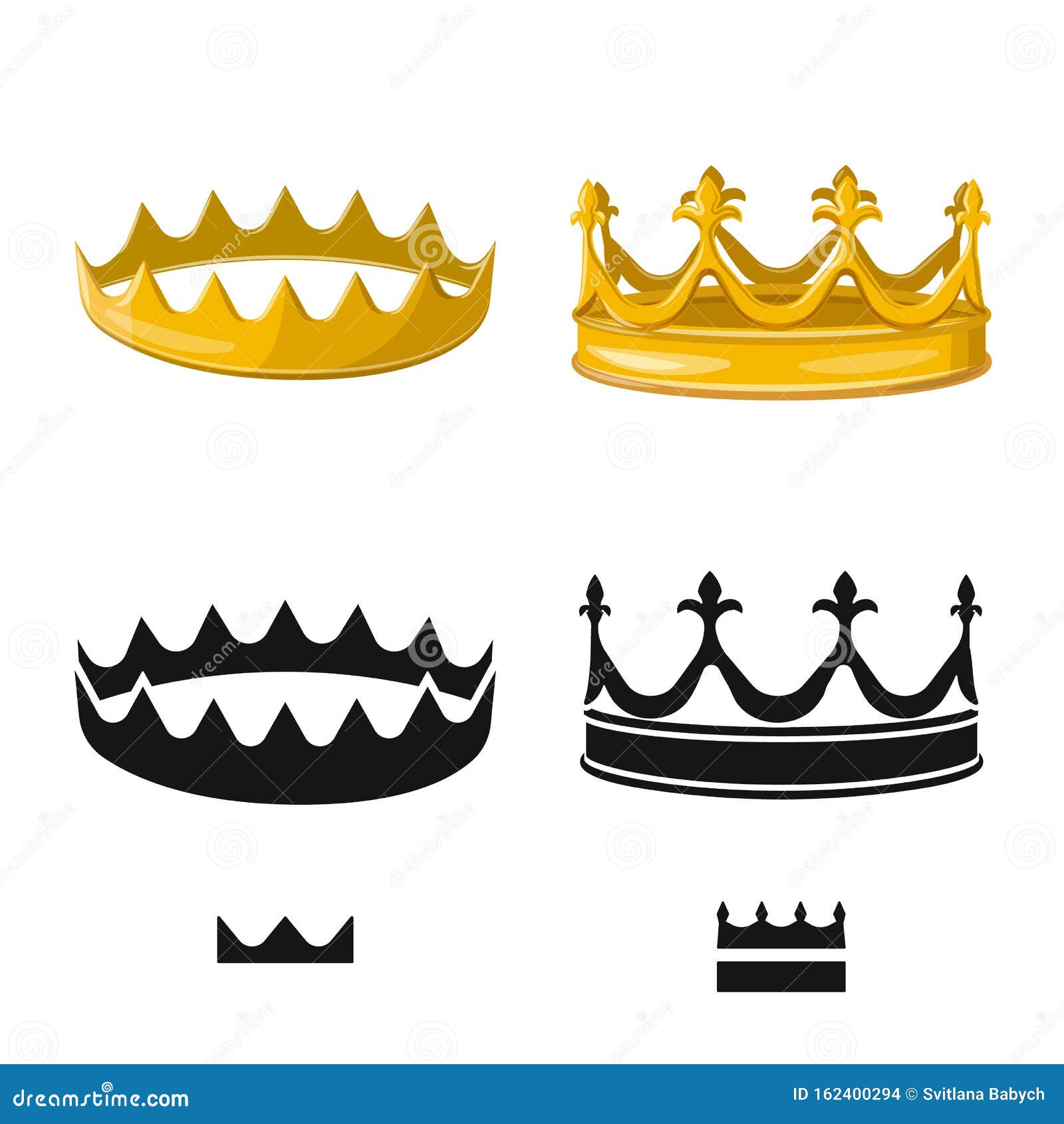 Vector Illustration of Medieval and Nobility Symbol. Collection of ...