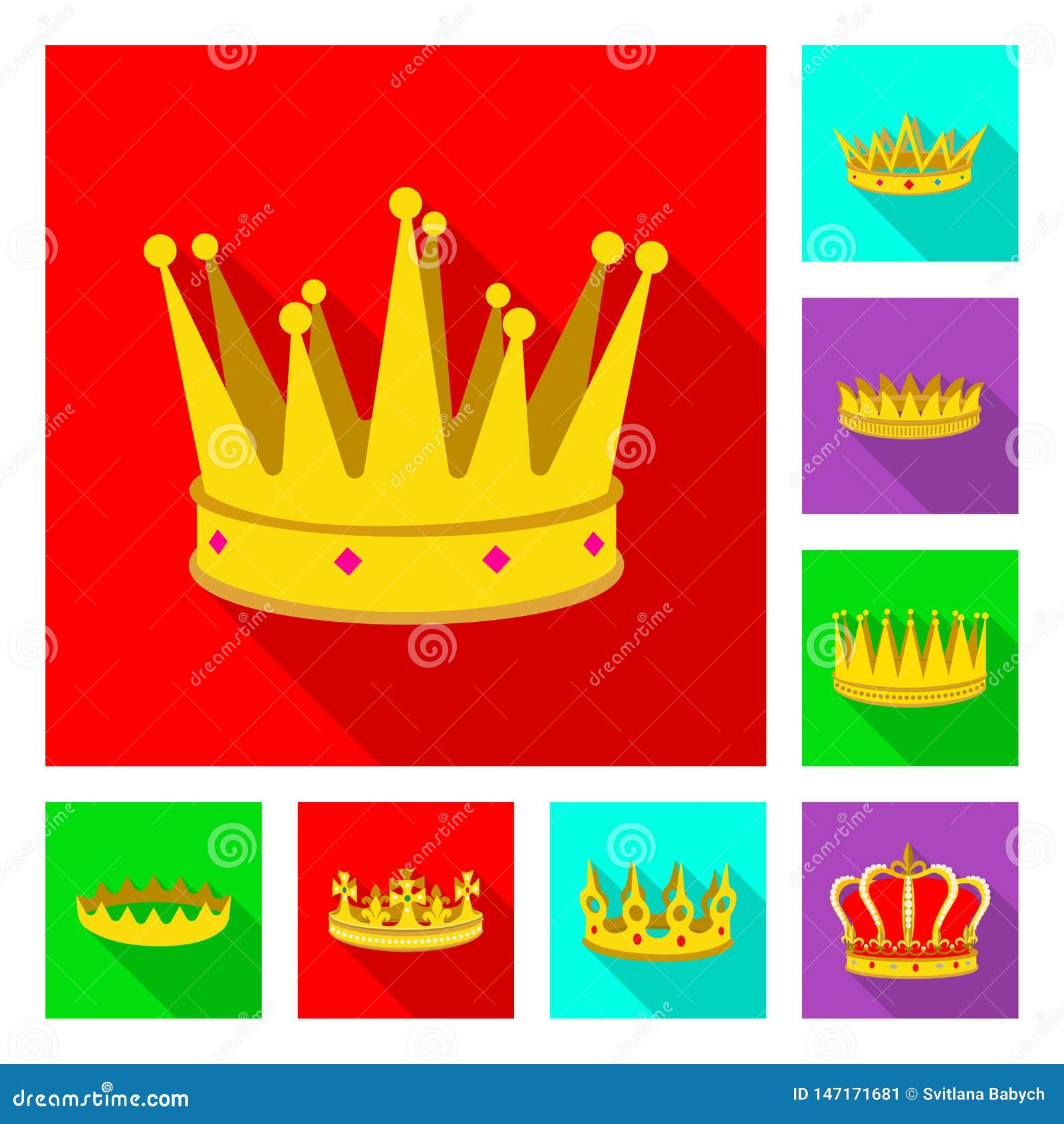 Vector Design of Medieval and Nobility Icon. Set of Medieval and ...