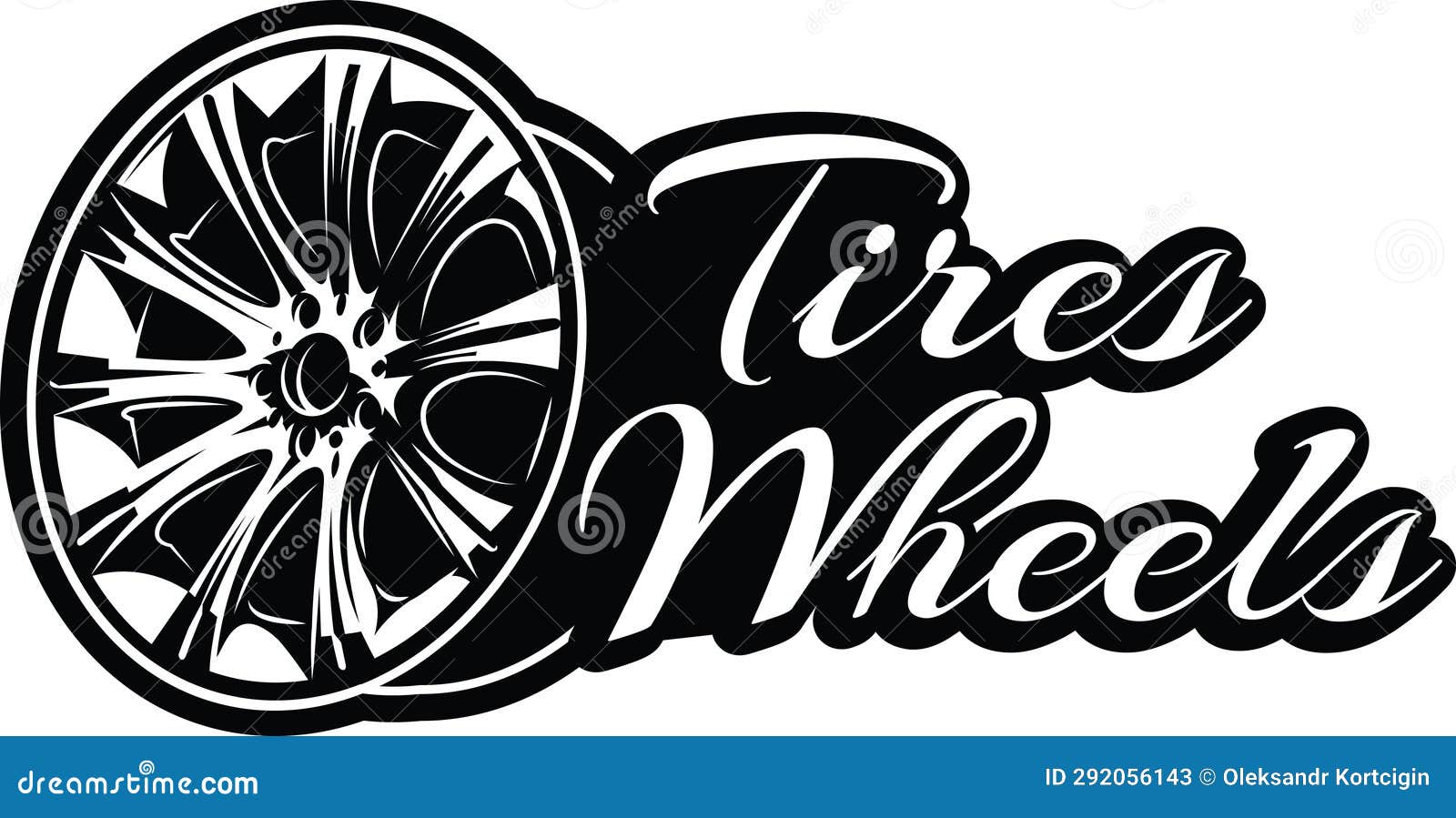 Vector Illustration of a Metal Disk for Car Wheel. Template with ...