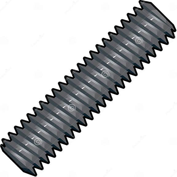 Stud Vector Illustration stock vector. Illustration of threads - 135611804