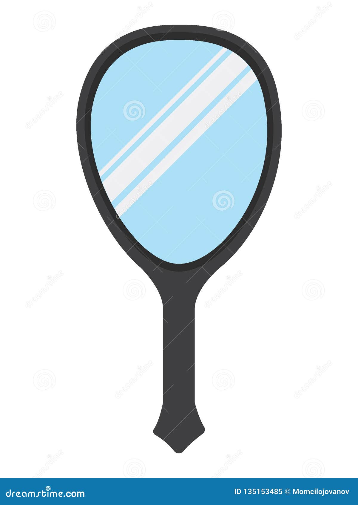 Mirror icon stock vector. Illustration of isolated, financial - 135153485